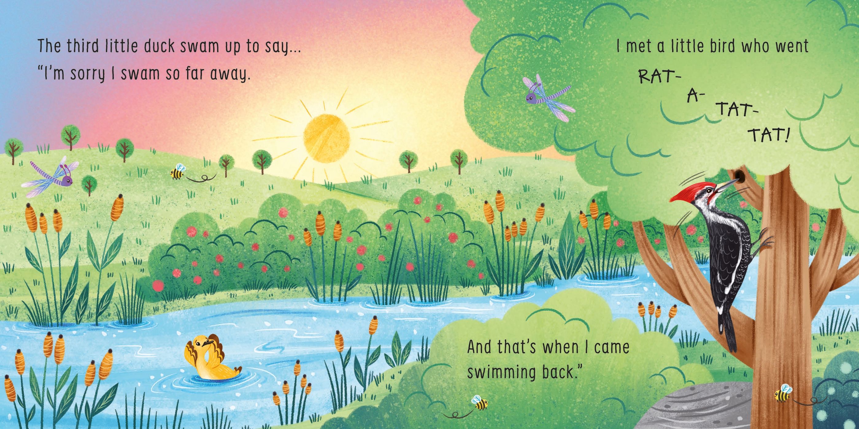 Usborne Little Board Books: Five Little Ducks Went Swimming One Day ...