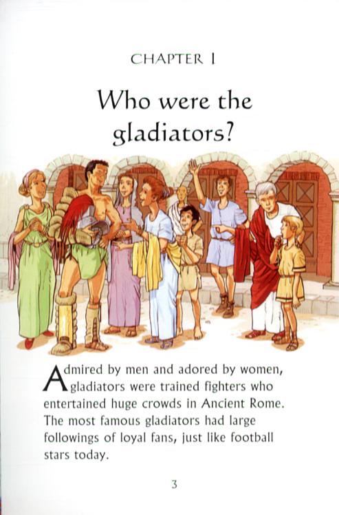 Usborne Young Reading Series 3: Gladiators - FAHASA.COM