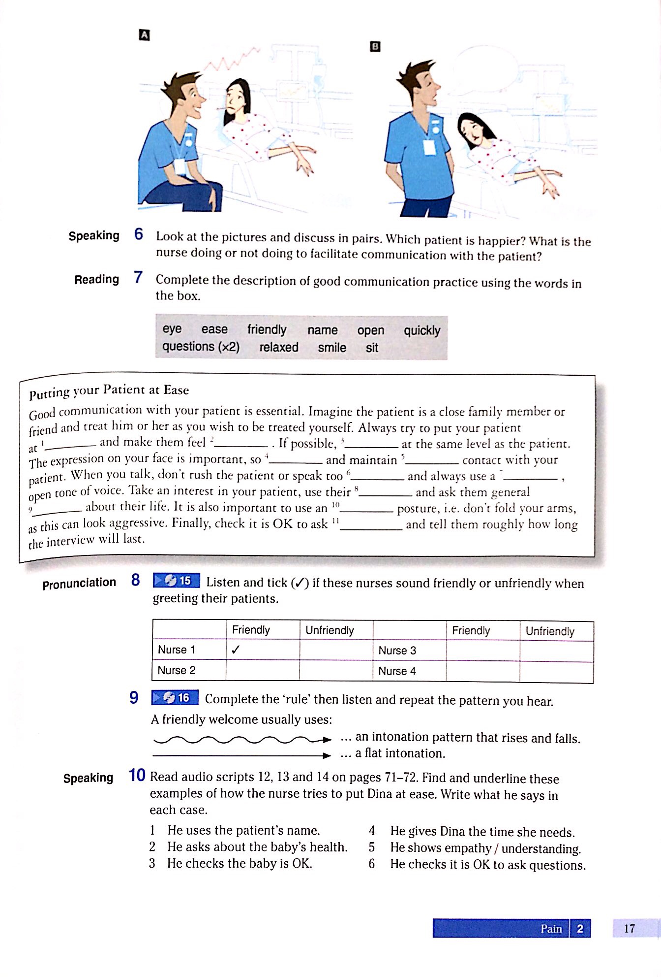 Vocational English: English For Nursing Level 2 Coursebook And Cd Pack ...