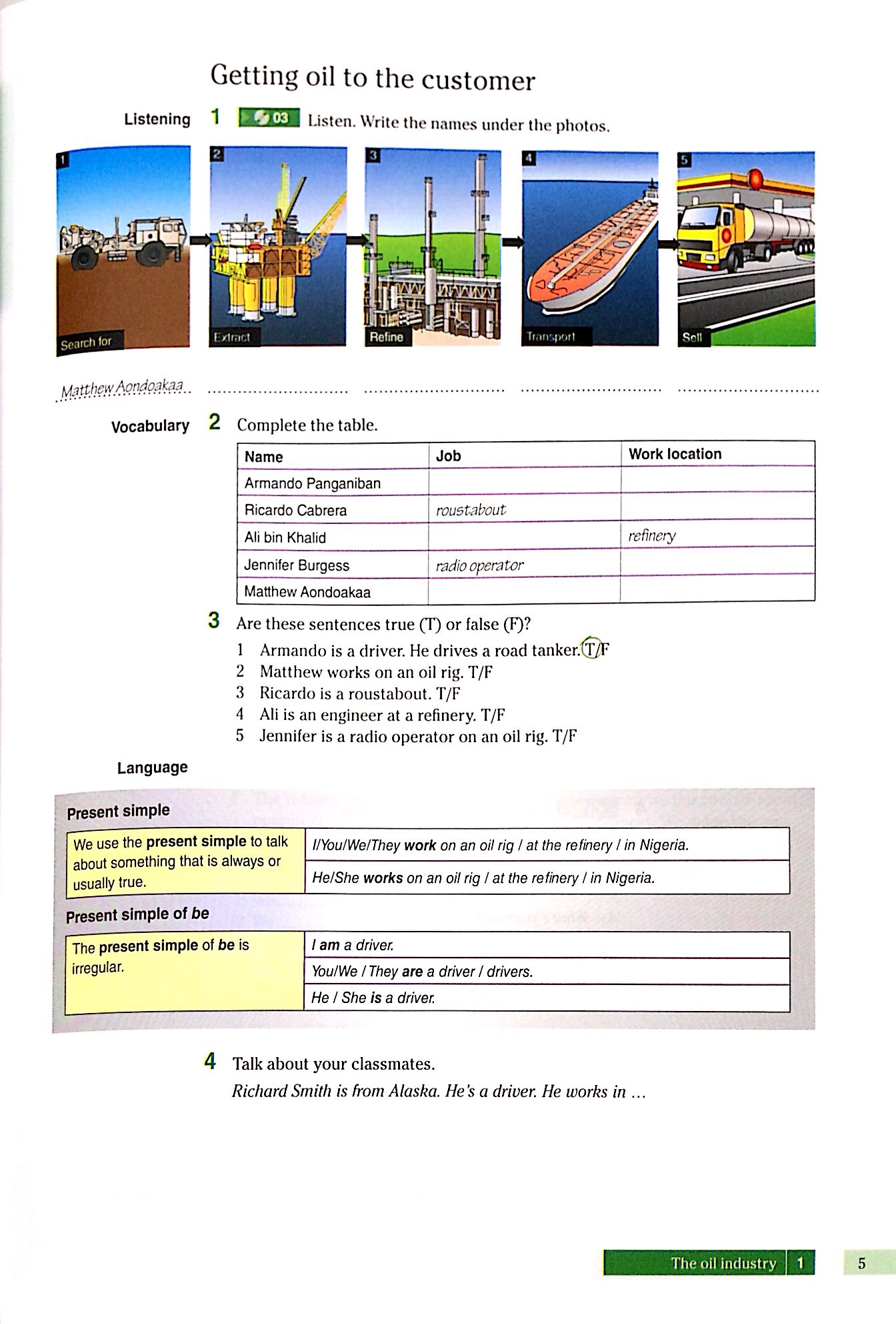Vocational English: English For Oil Level 1 Coursebook And Cd Pack ...
