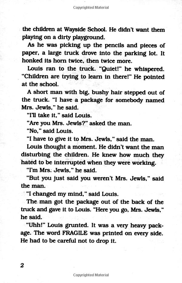 Wayside School is Falling down