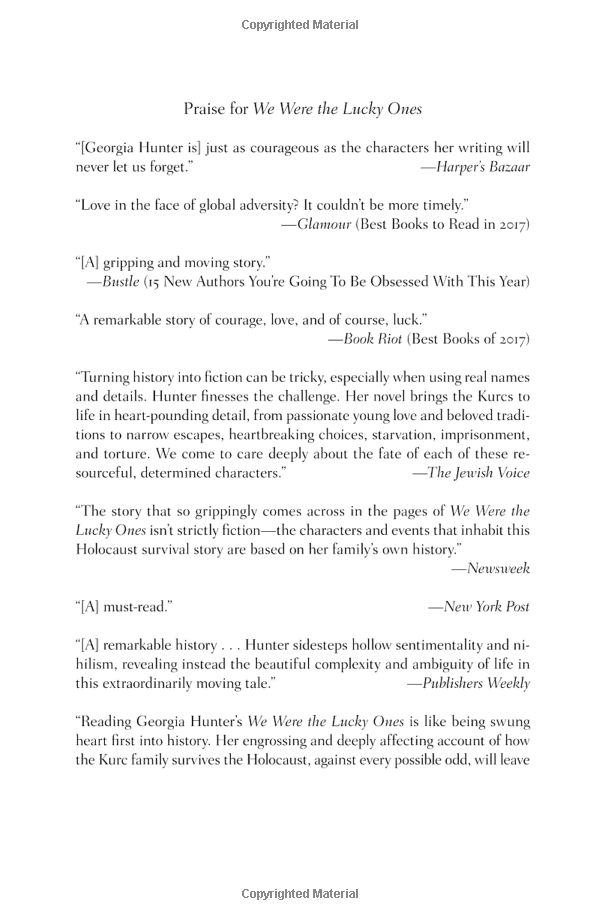 We Were the Lucky Ones - FAHASA.COM