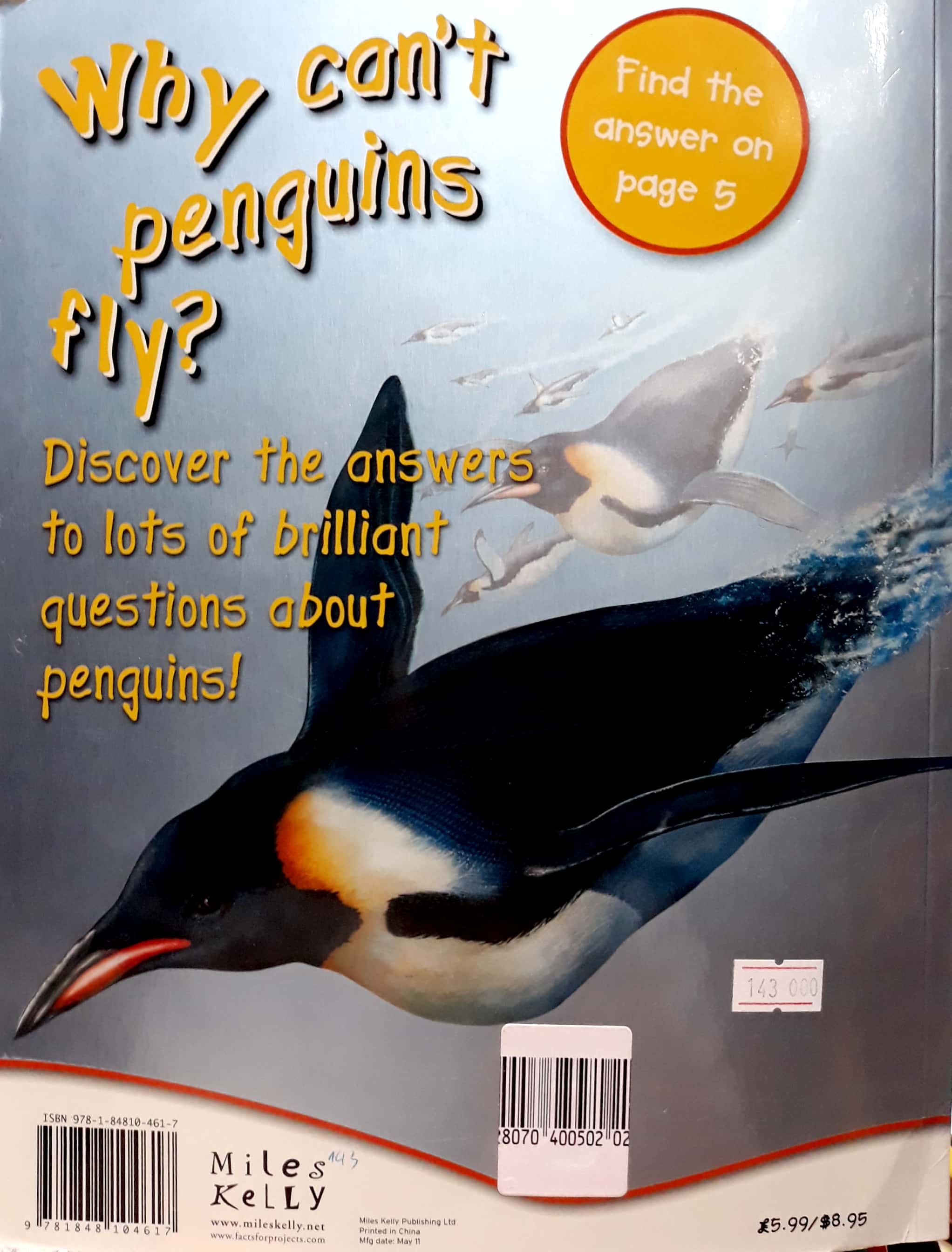 Why Can't Penguins Fly?: First Questions and Answers - Penguins
