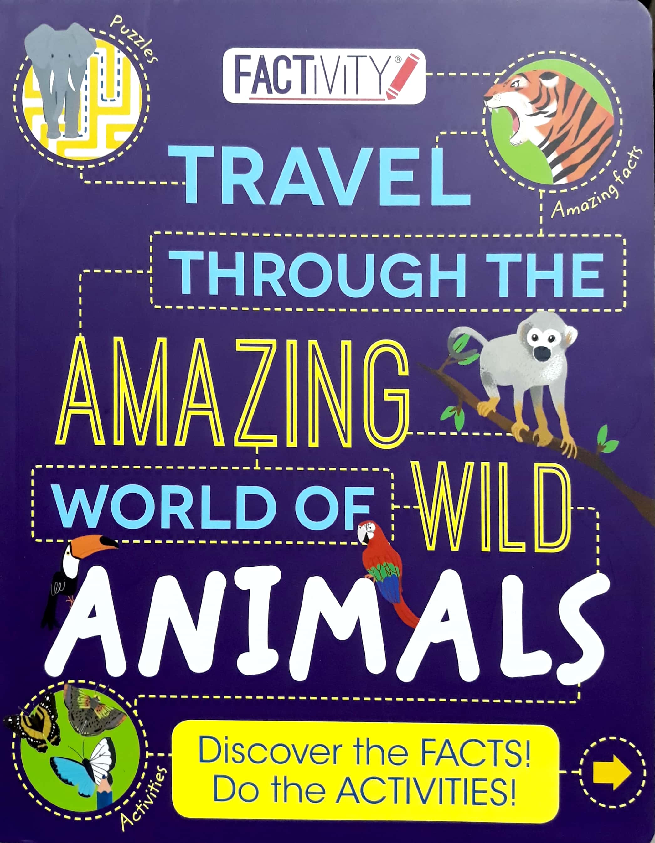 Wild Animals Activity Book - FAHASA.COM