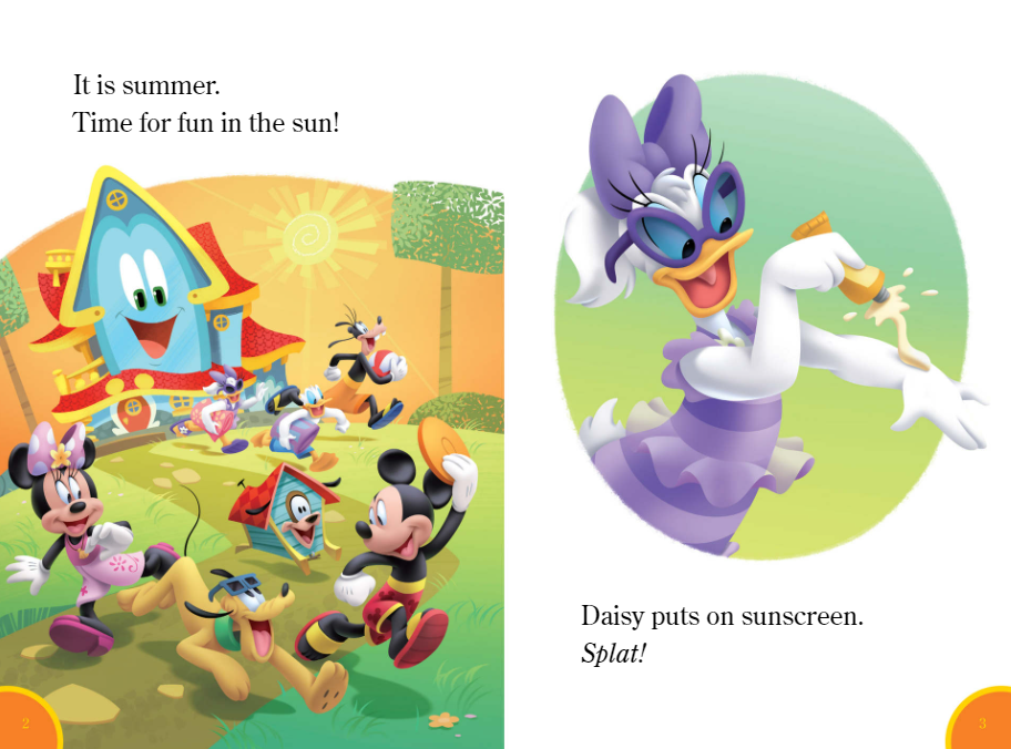 World Of Reading Level Pre-1: Mickey Mouse Funhouse: The Summer Snow ...