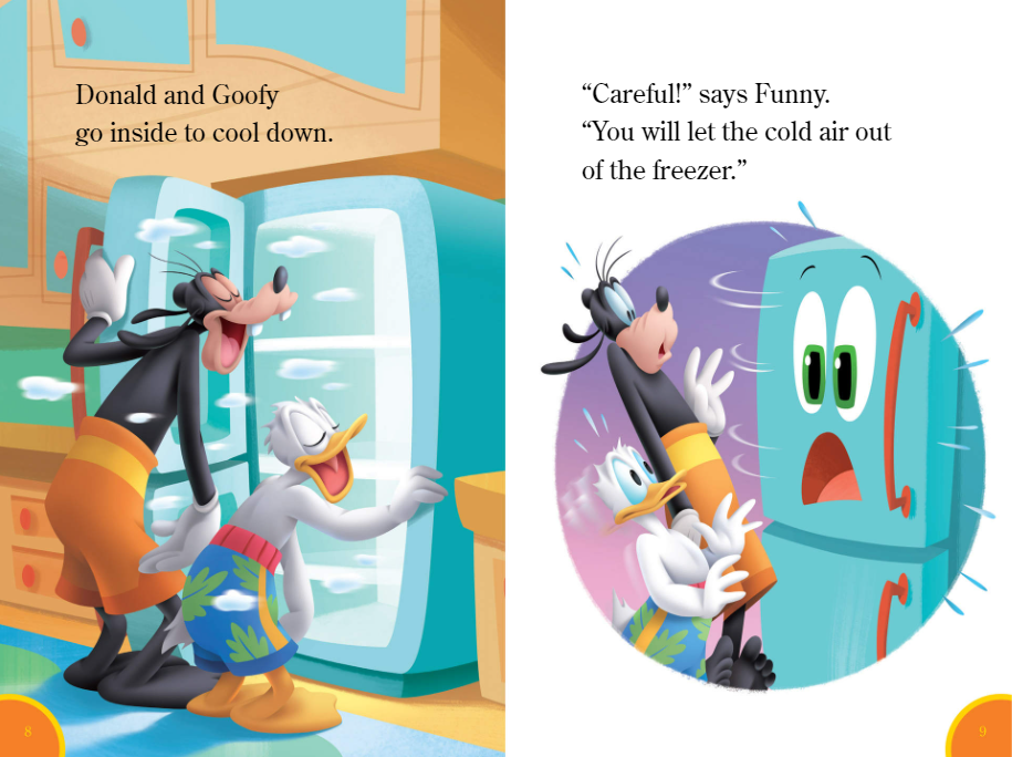 World Of Reading Level Pre-1: Mickey Mouse Funhouse: The Summer Snow ...