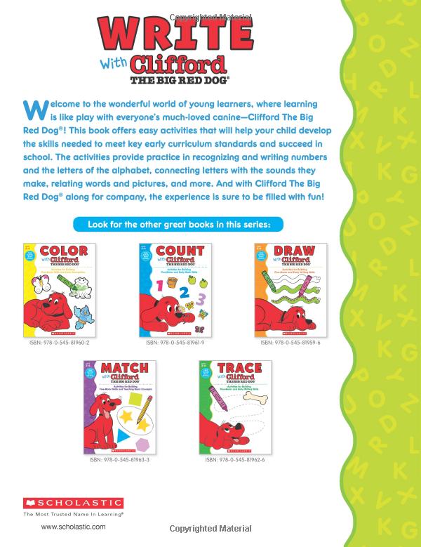 WRITE WITH CLIFFORD THE BIG RED DOG - FAHASA.COM