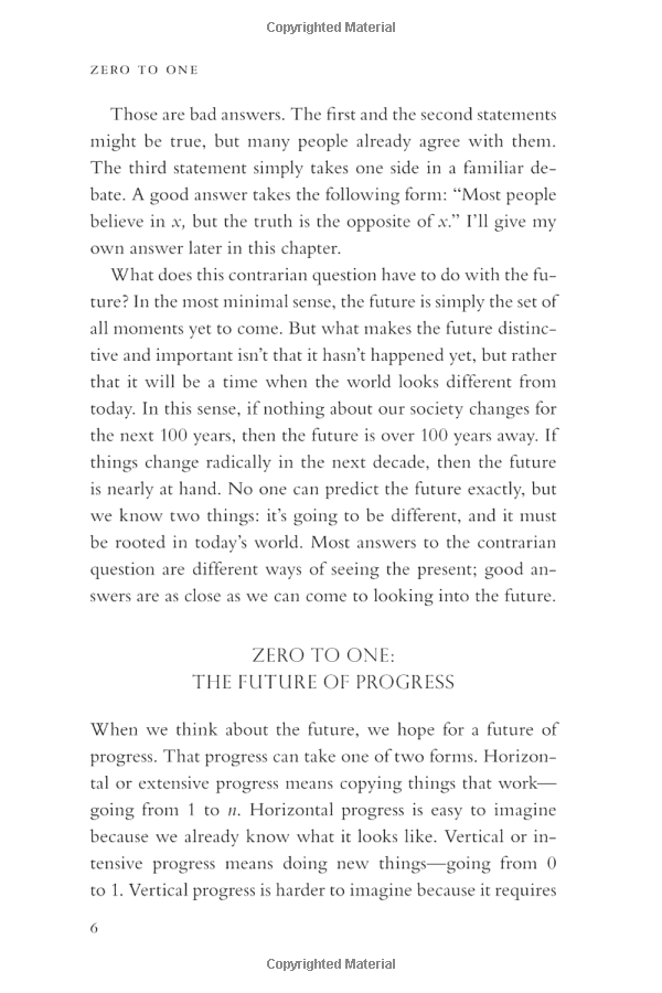 Zero to One : Notes on Start Ups, or How to Build the Future - FAHASA.COM