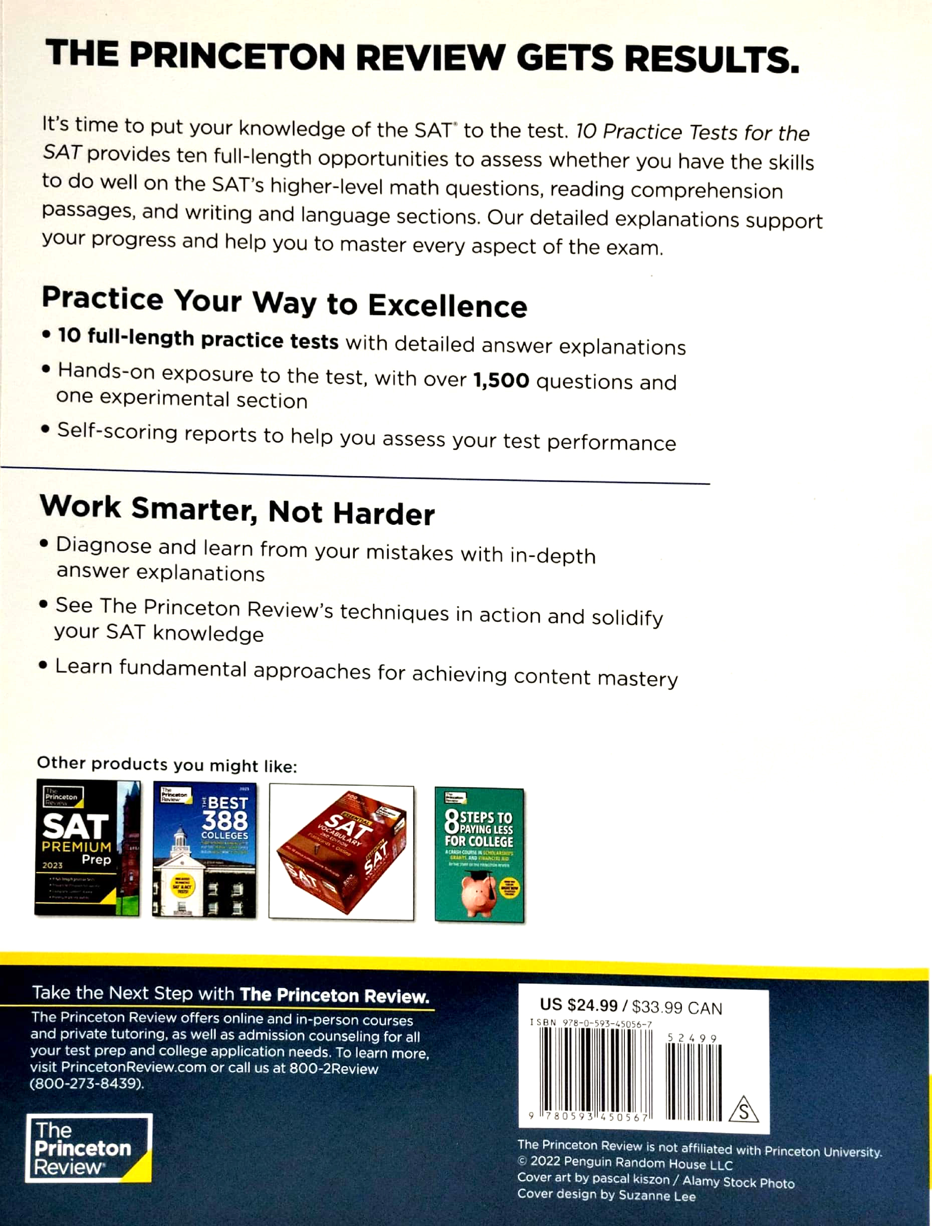 10 Practice Tests For The SAT, 2023 - FAHASA.COM