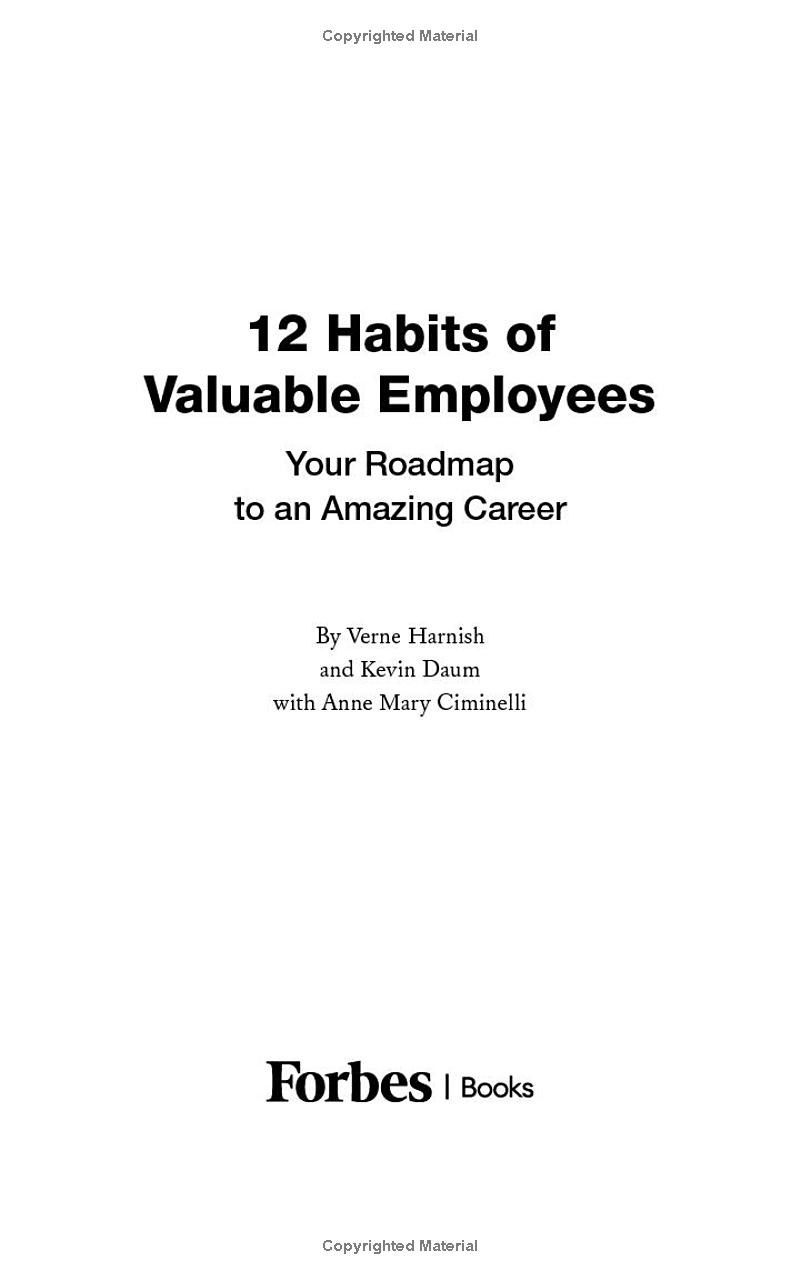 12 Habits Of Valuable Employees - FAHASA.COM
