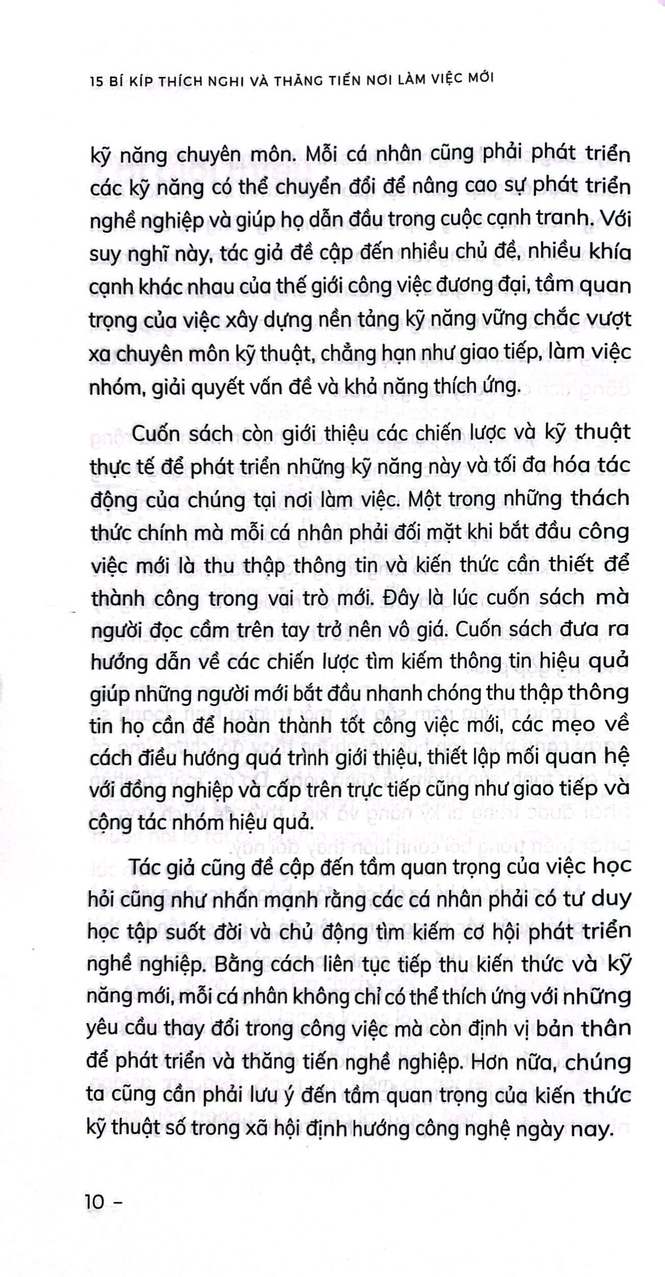 15 Bí Kíp Thích Nghi Và Thăng Tiến Nơi Làm Việc Mới PDF - YDS.EDU.VN