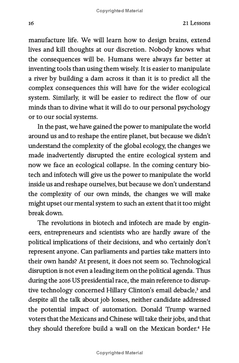 21 Lessons For The 21st Century