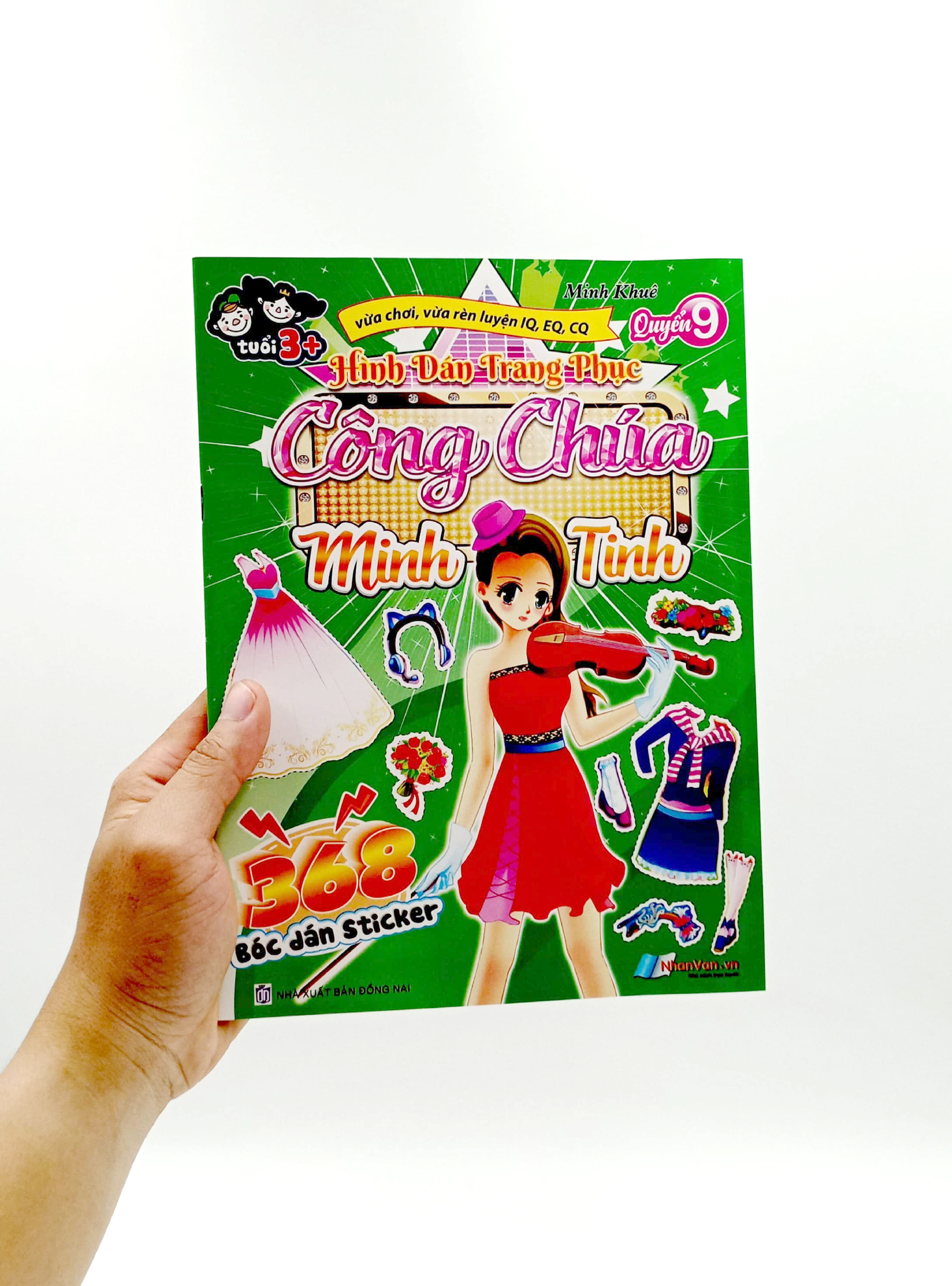 Sách 368 Bóc Dán Sticker - Hình Dán Trang Phục Công Chúa - Quyển 9 ...