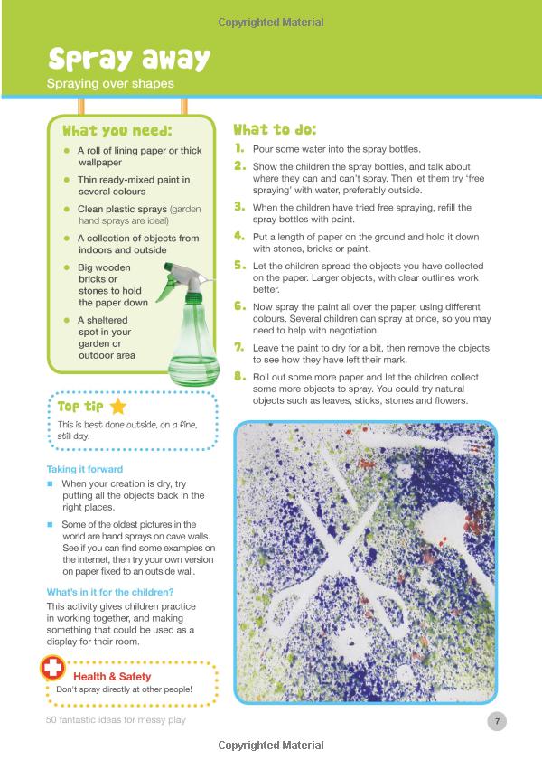 50 Fantastic Ideas For Messy Play