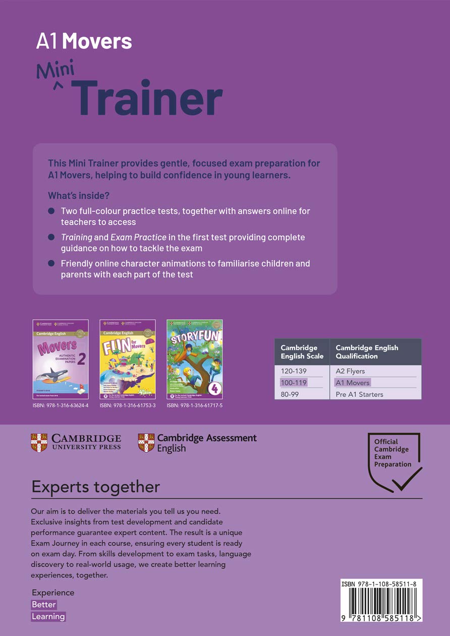 A1 Movers Mini Trainer With Audio Download - FAHASA.COM