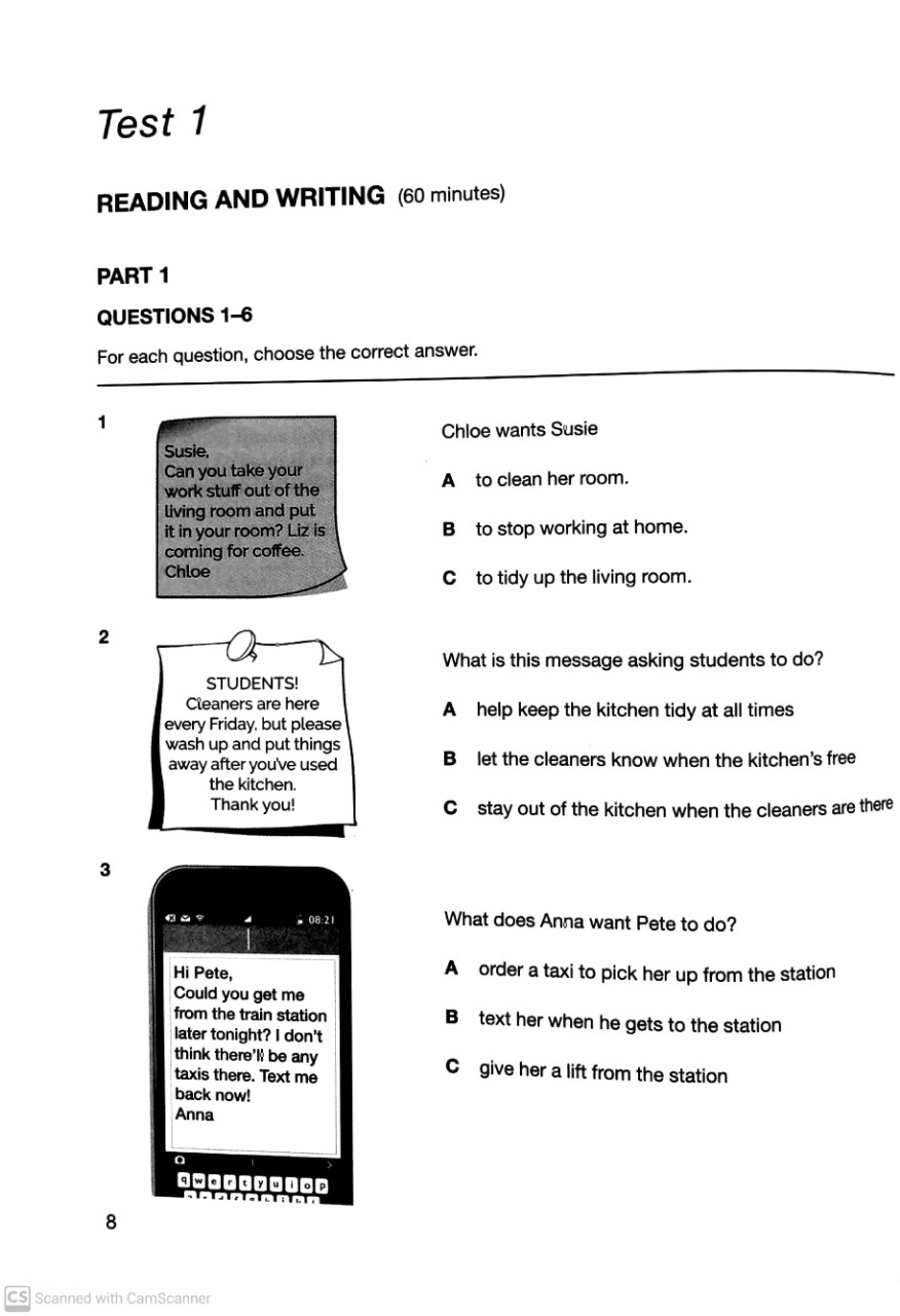 A2 Key 1 For The Revised 2020 Exam Student's Book With Answers With ...