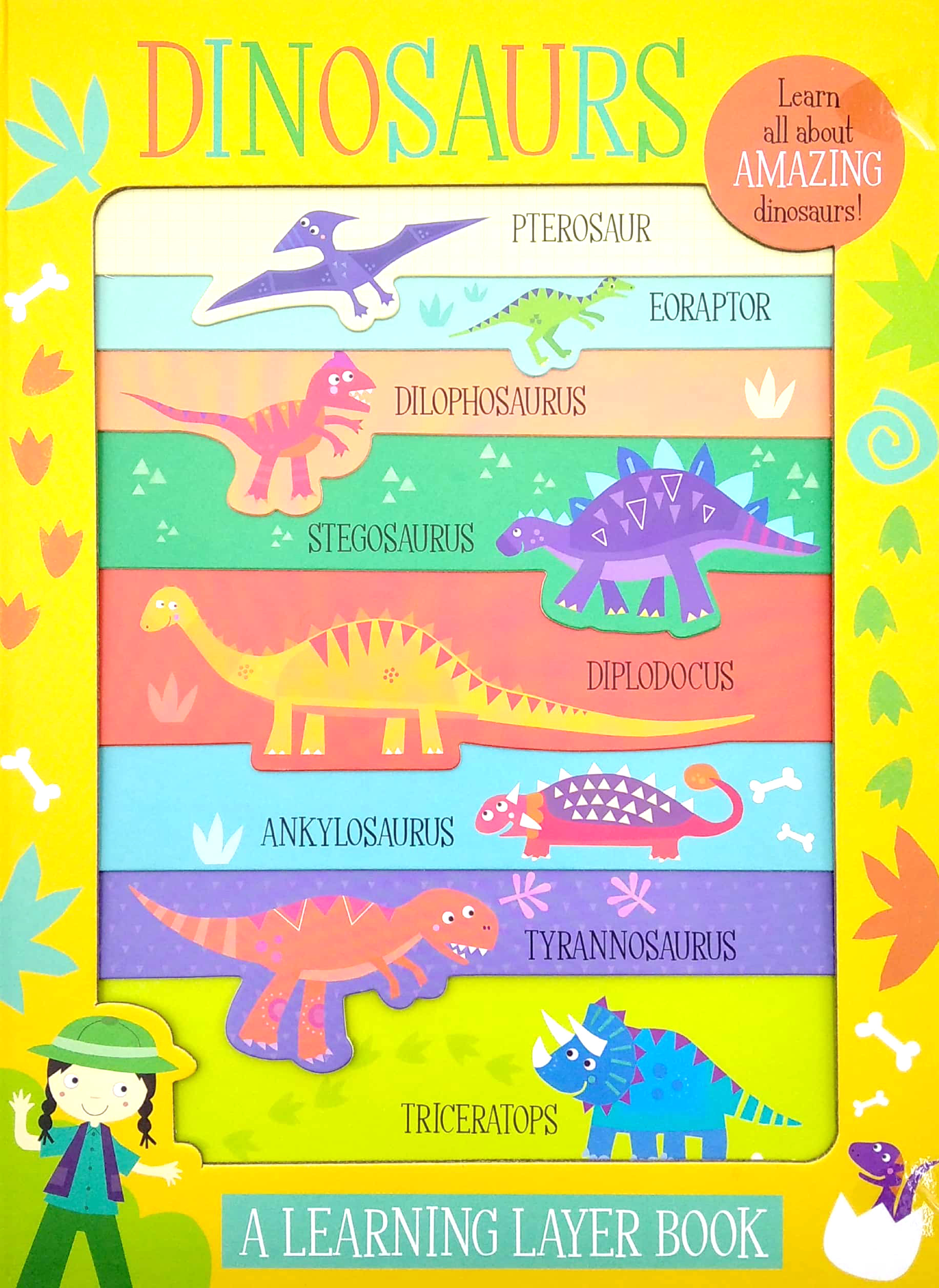 A Learning Layer Book: Dinosaur - FAHASA.COM