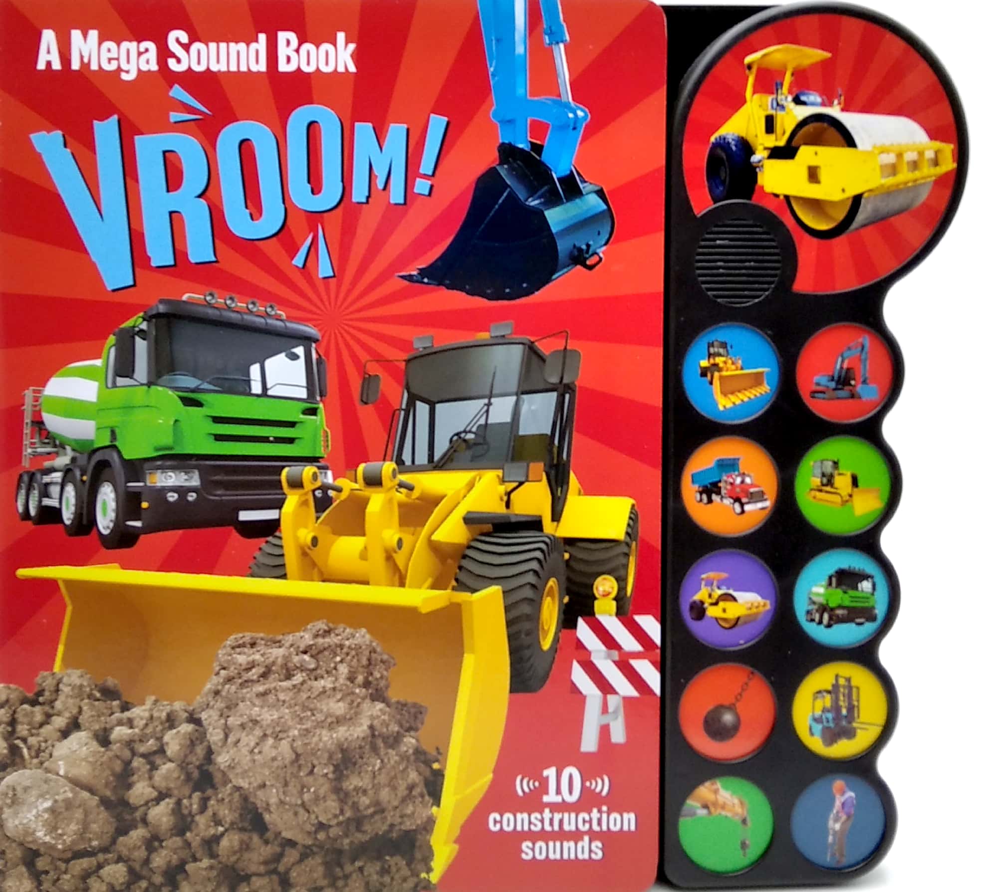 A Mega Sound Book: Vroom 10-Button Sound Book - FAHASA.COM