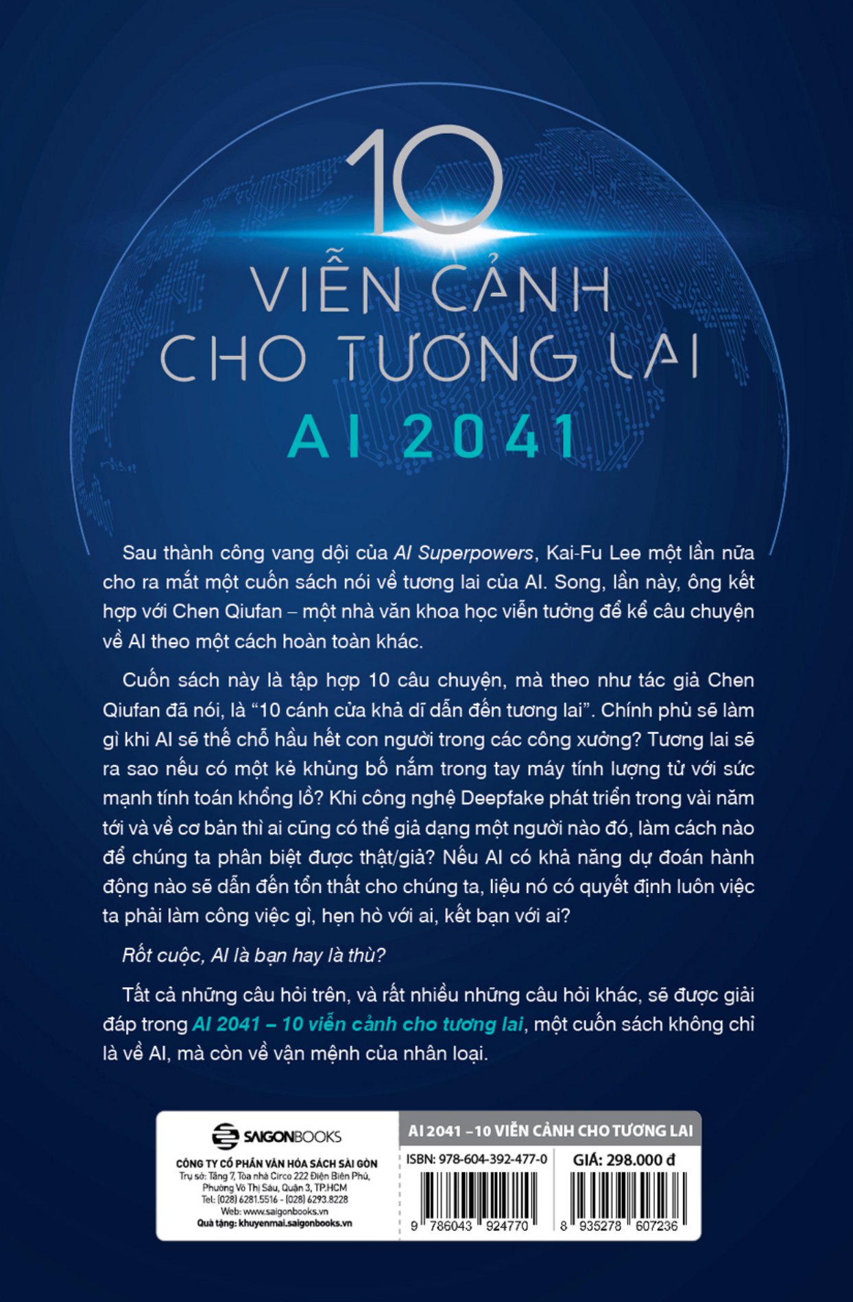 AI 2041 - 10 Viễn Cảnh Cho Tương Lai PDF - YDS.EDU.VN