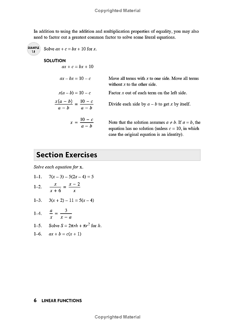 Algebra 2: The Easy Way (Barron's Easy Way)