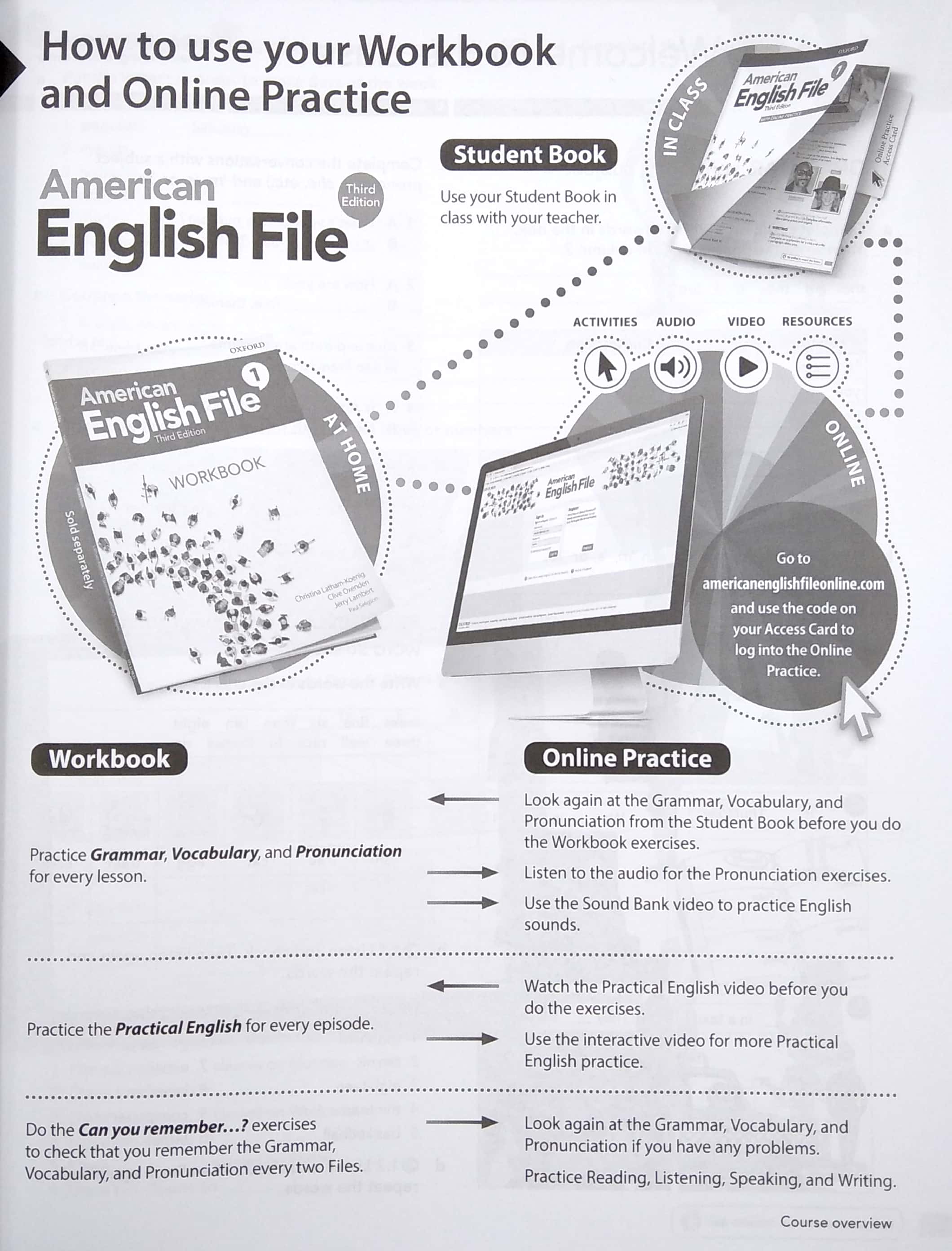 American English File 3th Edition 1. Workbook Without Answer Key ...