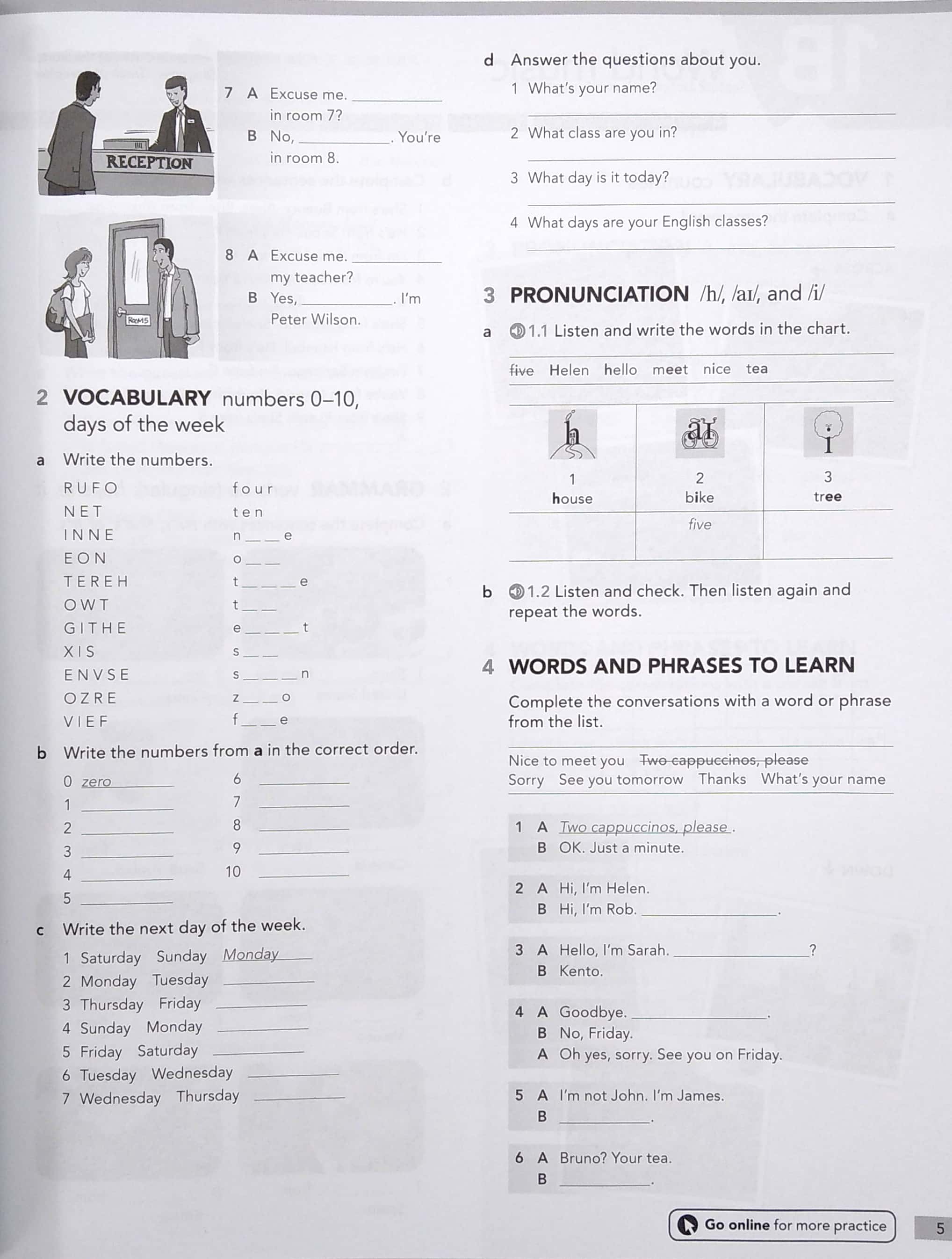 American English File 3th Edition Starter. Workbook Without Answer Key ...