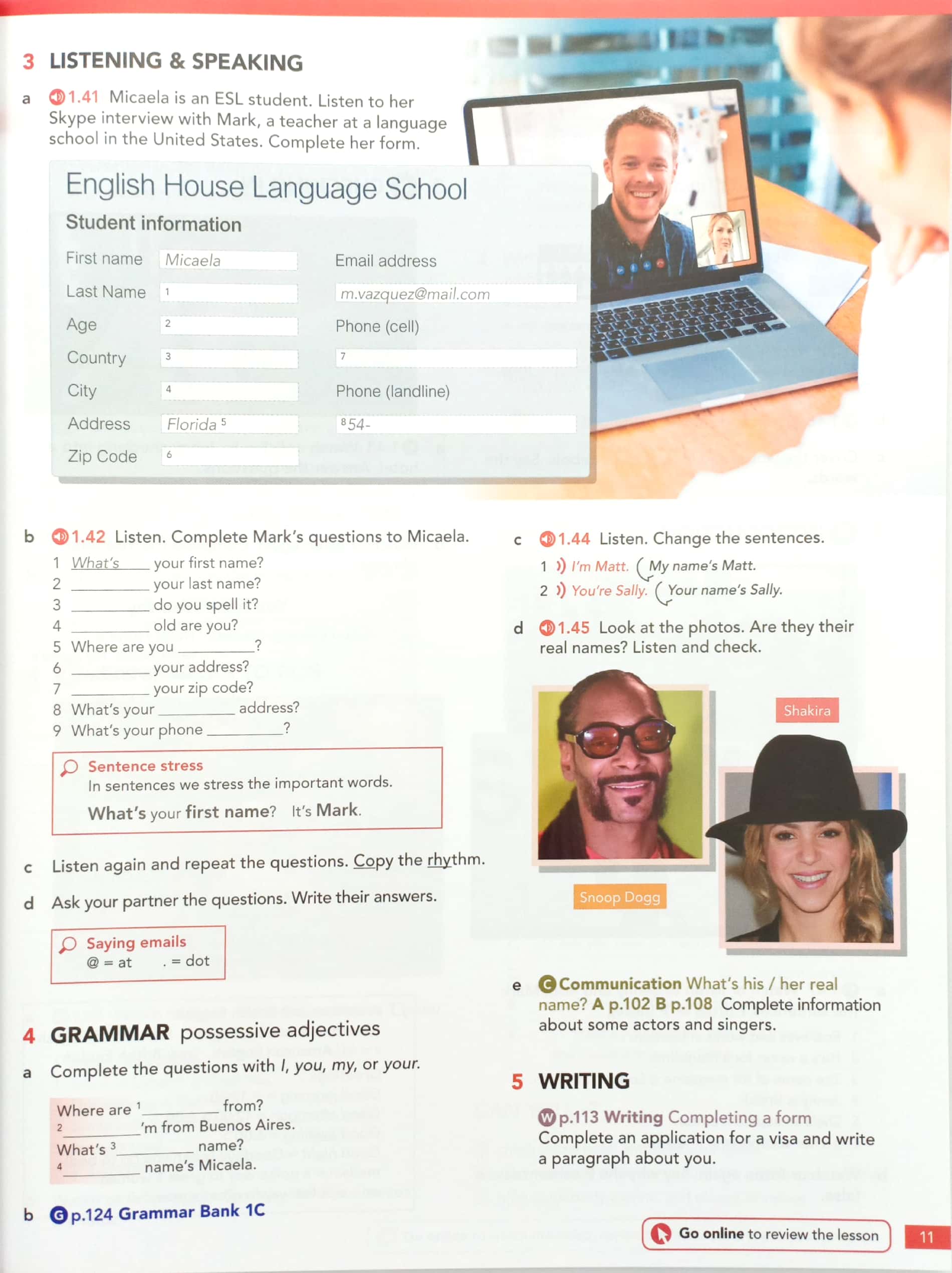 American English File: Level 1: Students Book With Online Practice ...