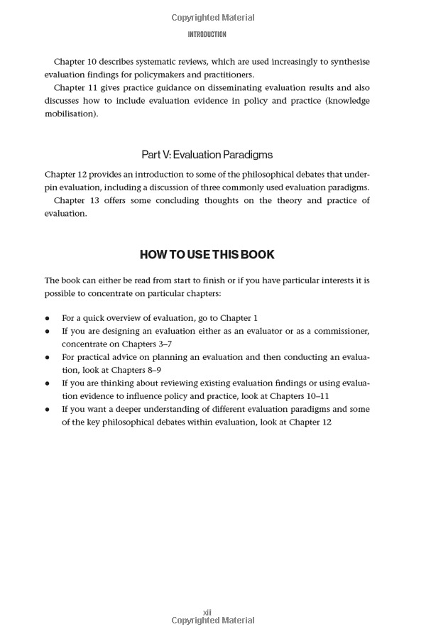 An Introduction To Evaluation