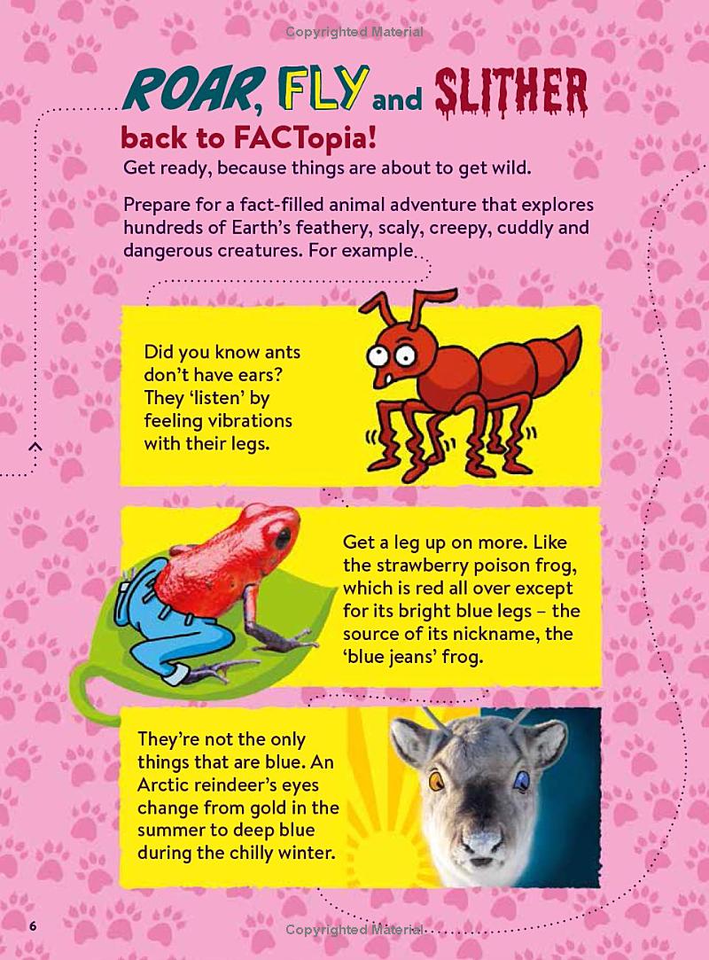 Animal FACTopia! Follow The Trail Of 400 Beastly Facts - FAHASA.COM