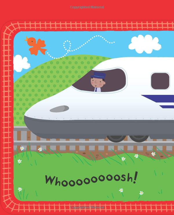 Baby's very first noisy book trains