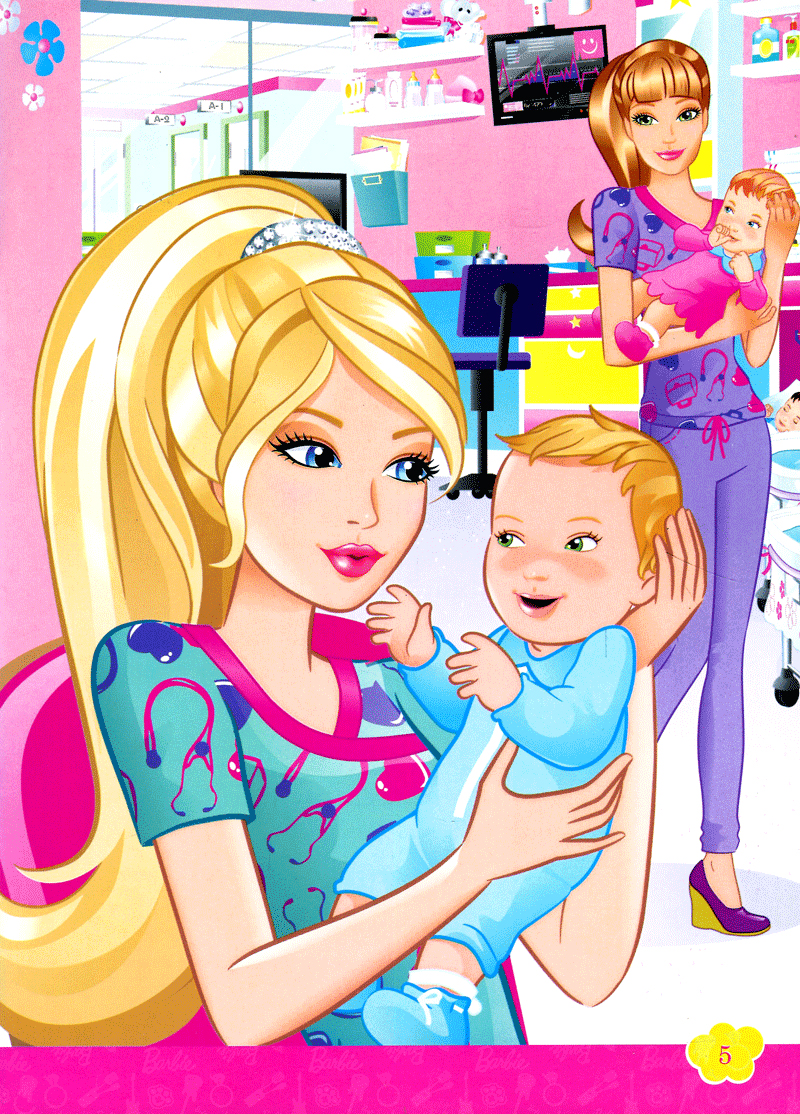 Sách Barbie Chọn Nghề - Niềm Vui Của Cô Hộ Lý - FAHASA.COM