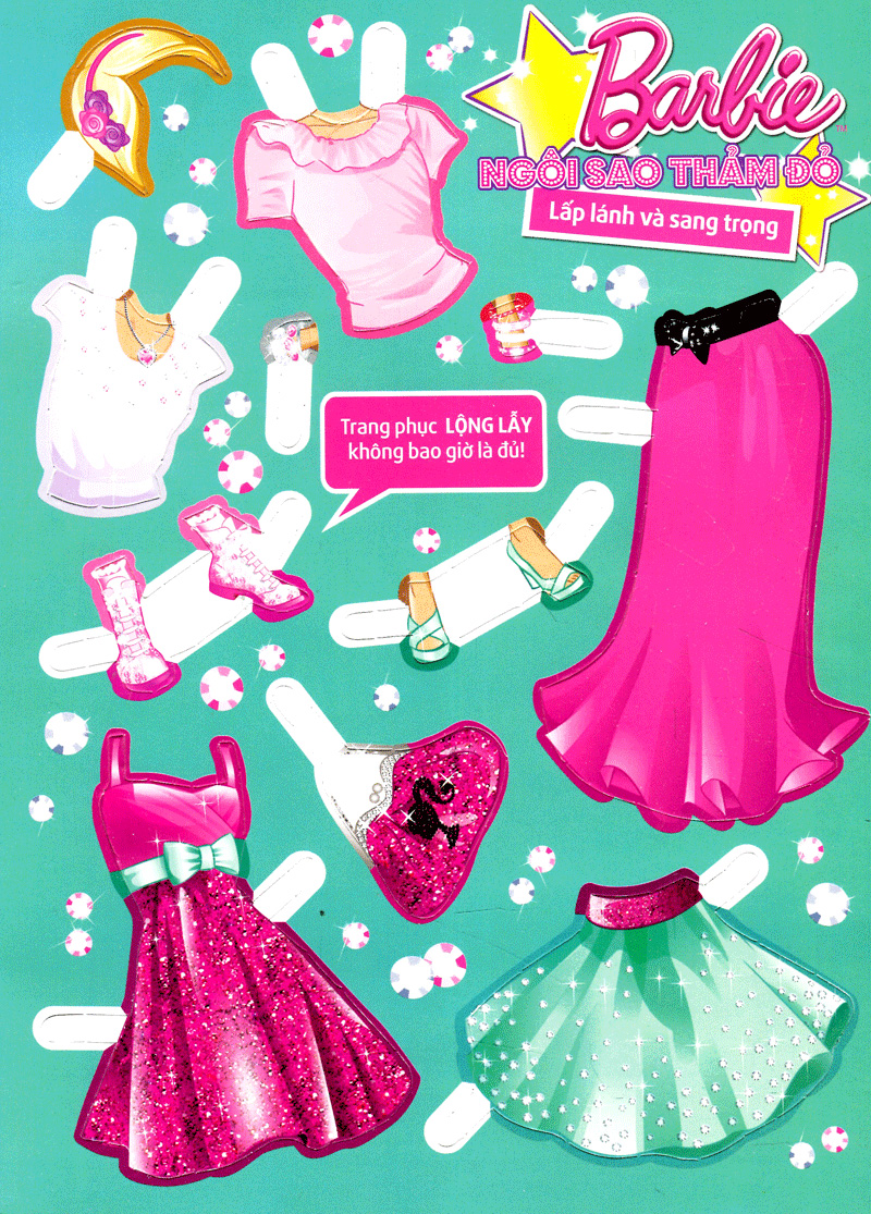 Sách Barbie Thiết Kế Thời Trang - Ngôi Sao Thảm Đỏ - FAHASA.COM