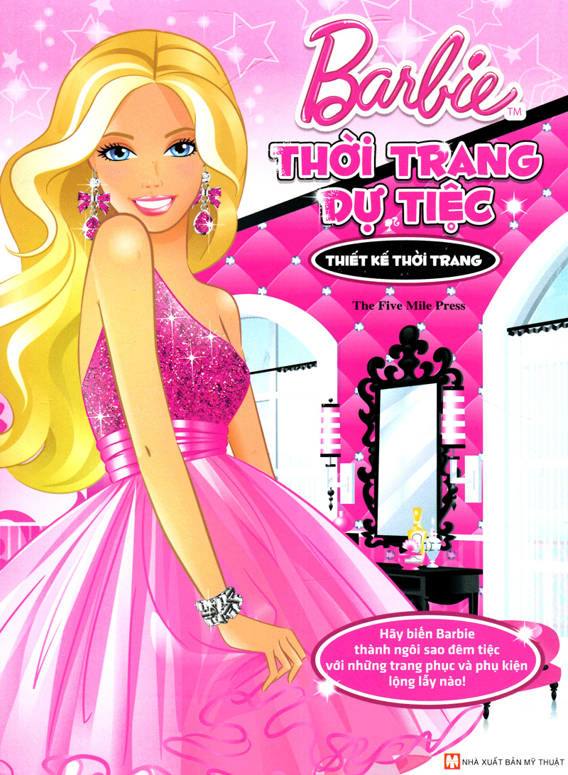 Sách Barbie Thiết Kế Thời Trang - Thời Trang Dự Tiệc - FAHASA.COM