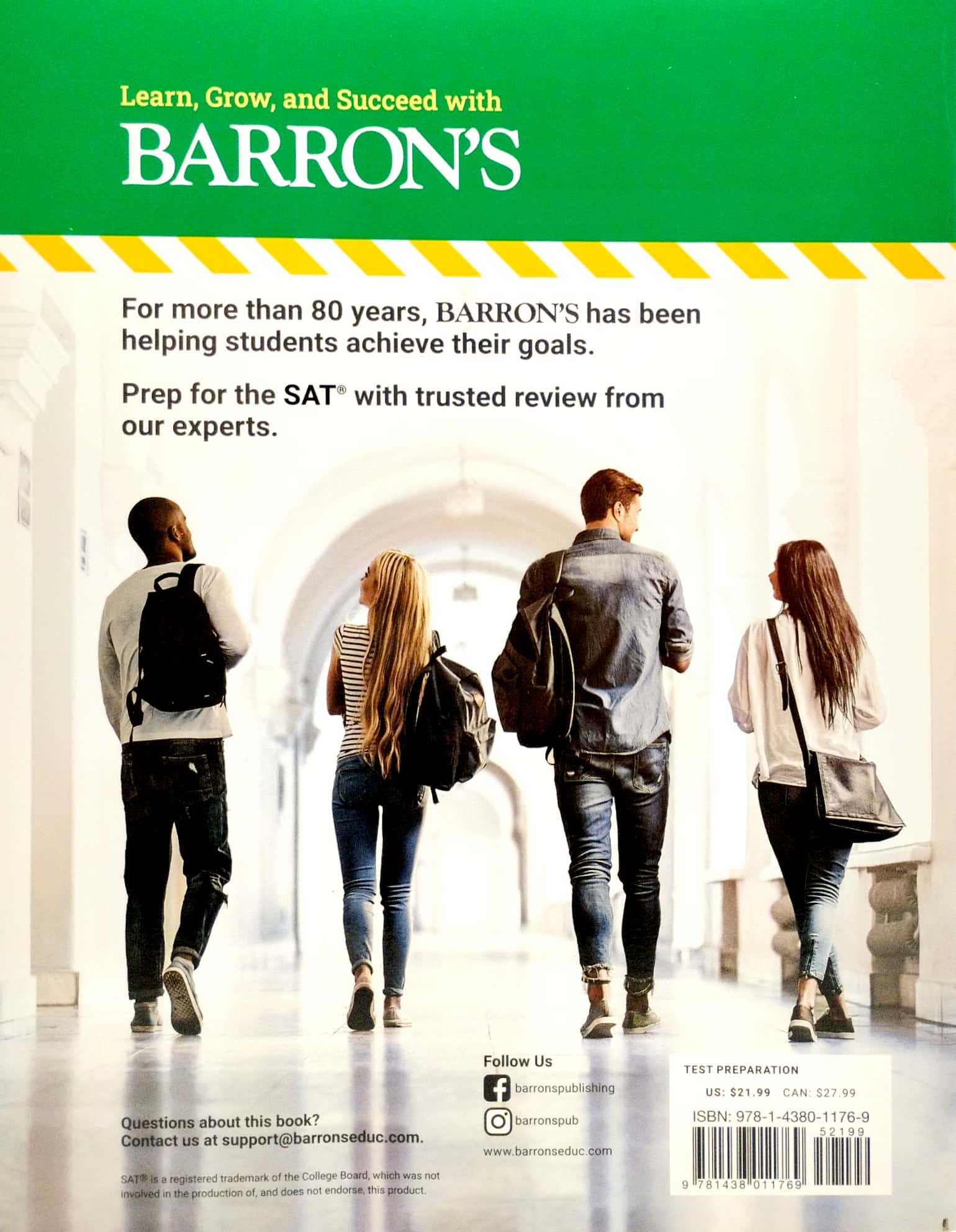 Barron's SAT Math Workbook (Barron's Test Prep) - FAHASA.COM
