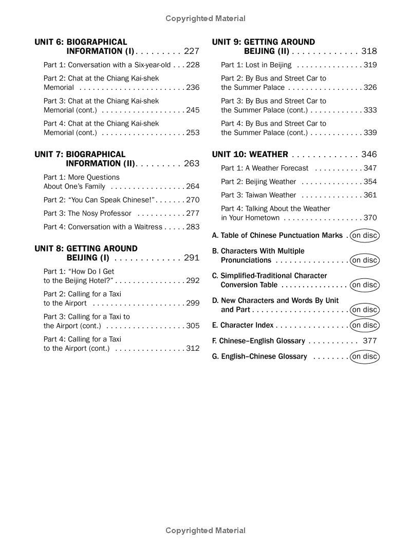 Basic Mandarin Chinese - Reading & Writing