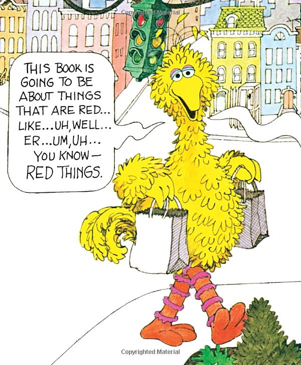 Big Bird's Red Book: Sesame Street (Little Golden Book)