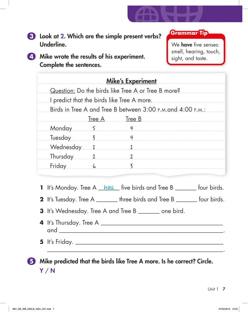 Big Science 3 Workbook