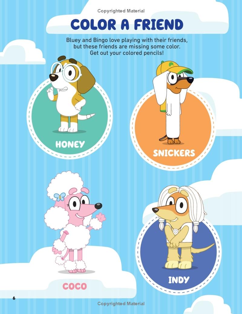 Bluey: Time to Play Sticker Activity - FAHASA.COM
