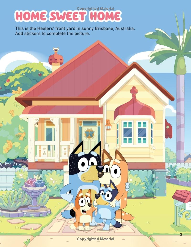 Bluey: Time to Play Sticker Activity - FAHASA.COM