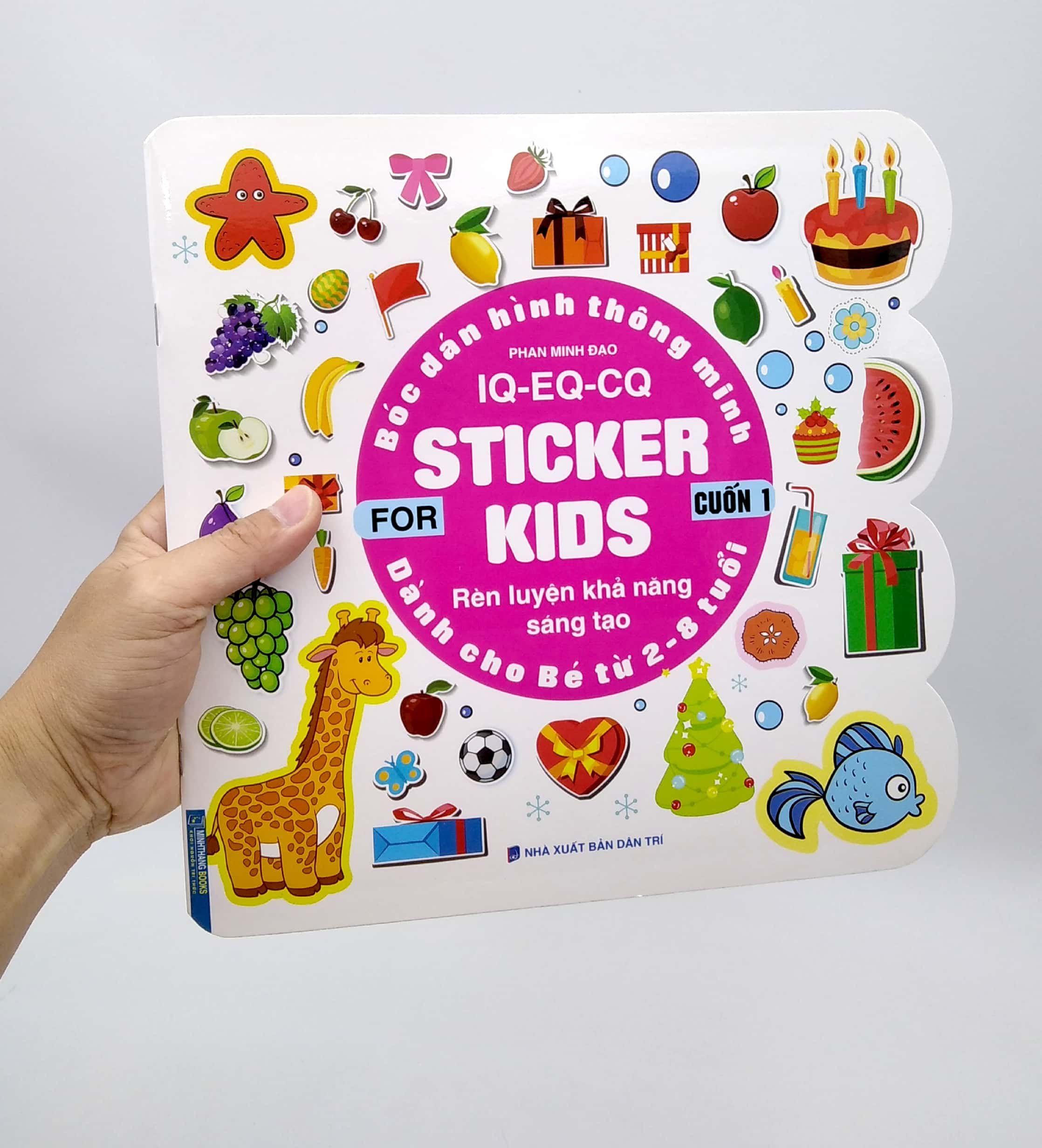 Bóc Dán Hình Thông Minh IQ - EQ - CQ - Sticker For Kids - Cuốn 1 ...