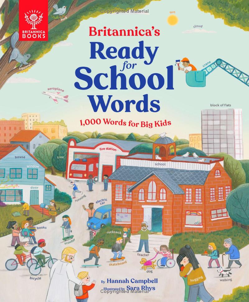 Britannica's Ready-For-School Words: 1,000 Words For Big Kids - FAHASA.COM