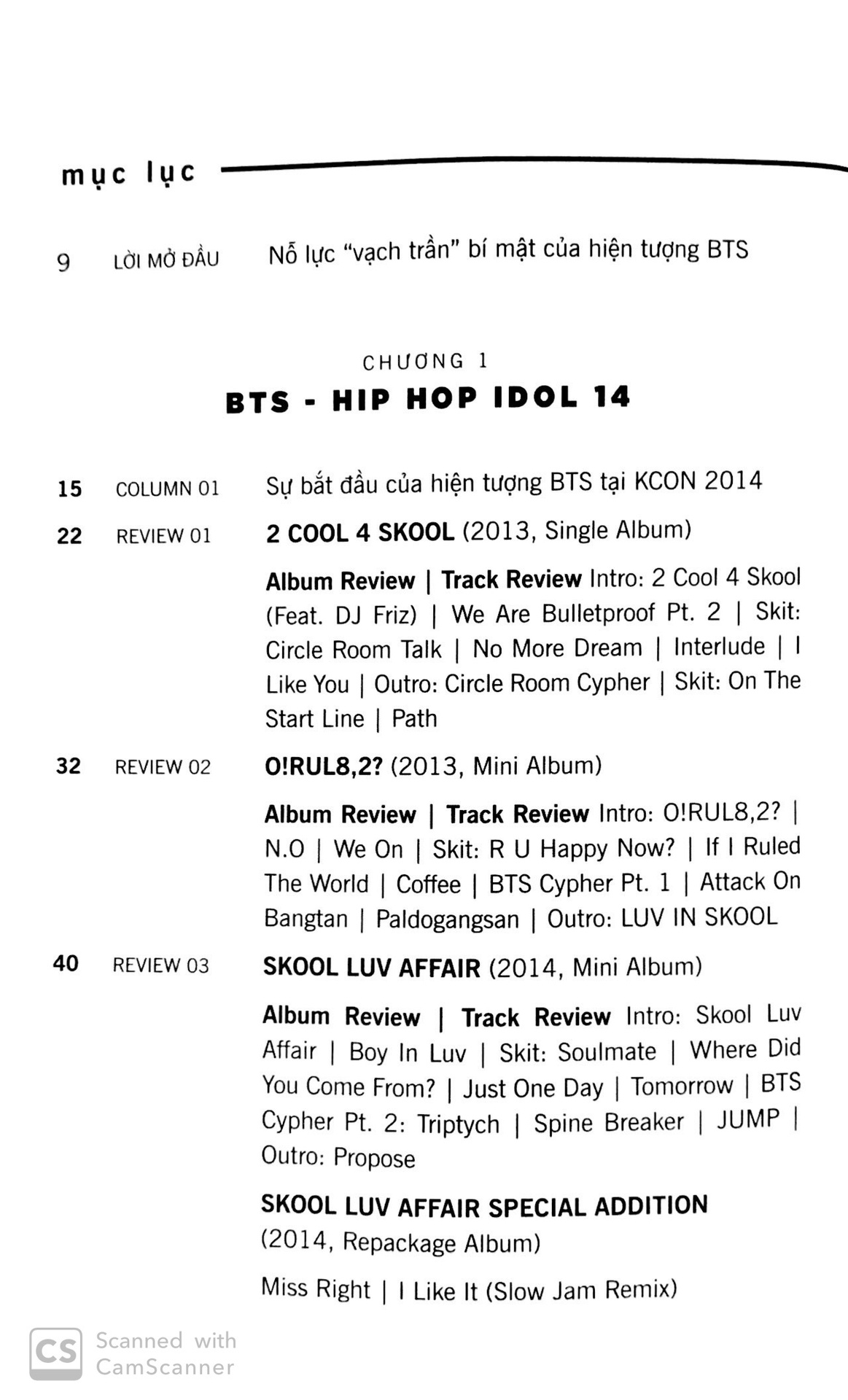 BTS: The Review PDF - Tờ Khai Y Tế