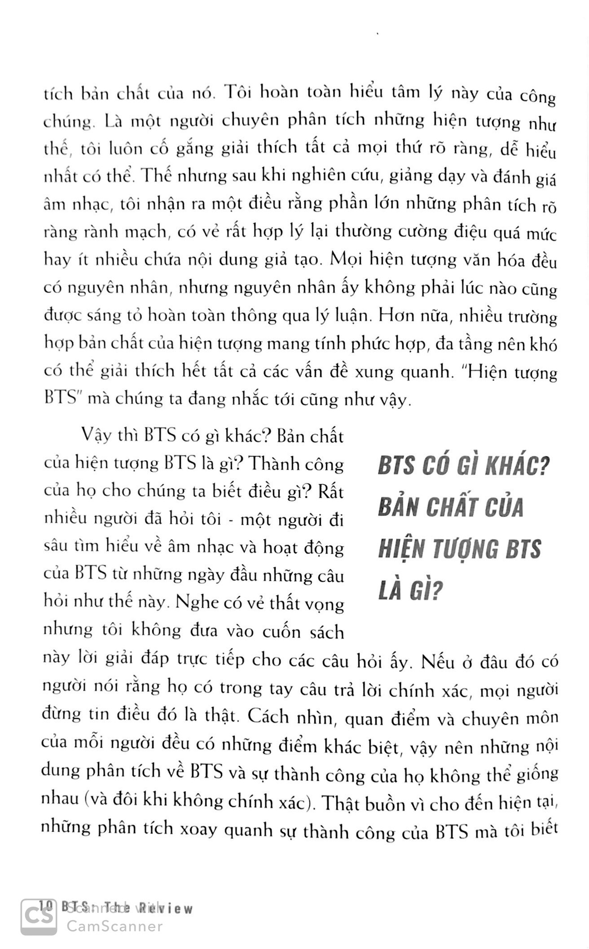 BTS: The Review PDF - Tờ Khai Y Tế