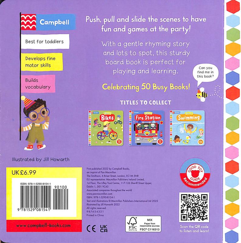 Busy Party (Campbell Busy Books 50) - FAHASA.COM