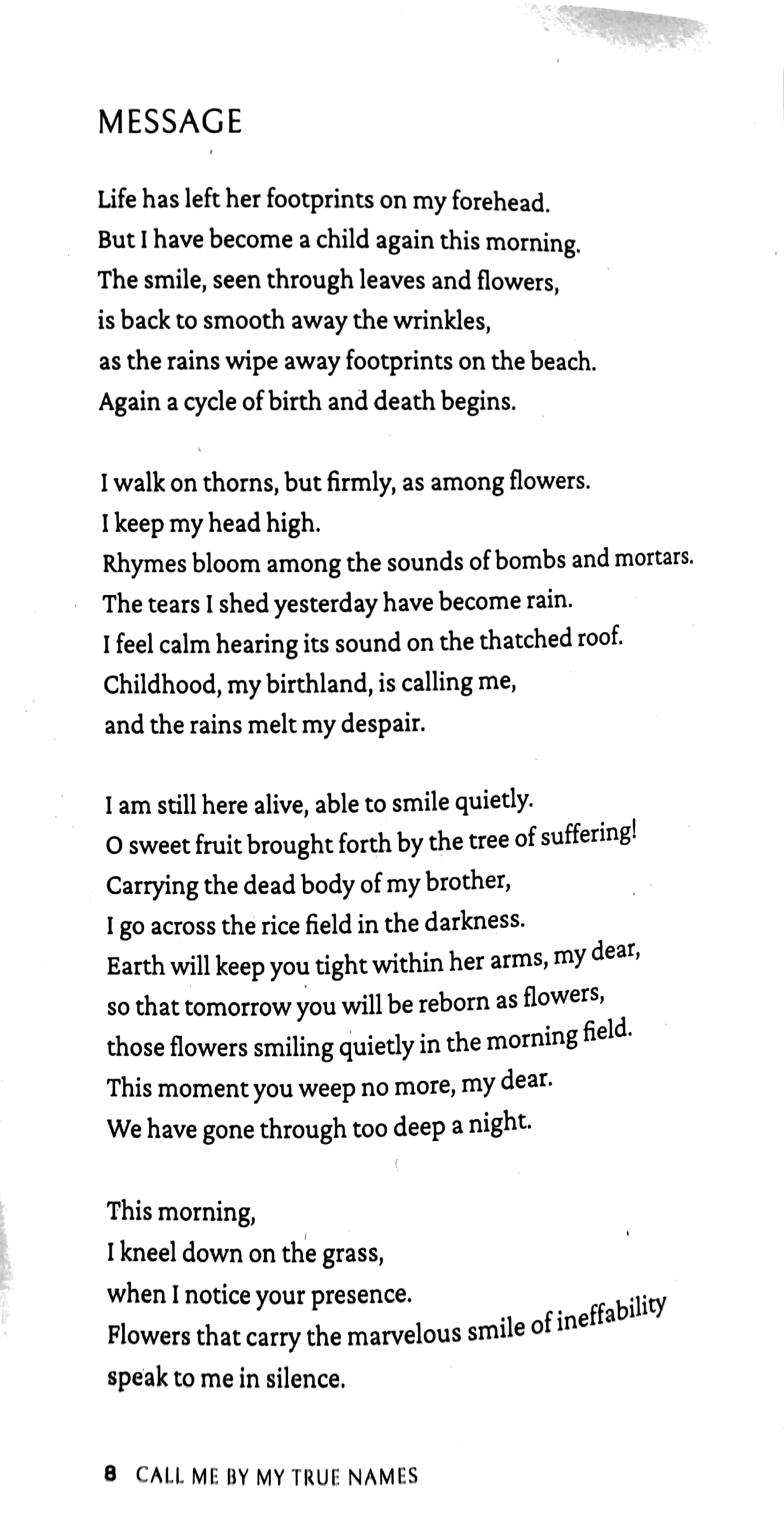 Call Me By My True Names: The Collected Poems Of Thich Nhat Hanh ...