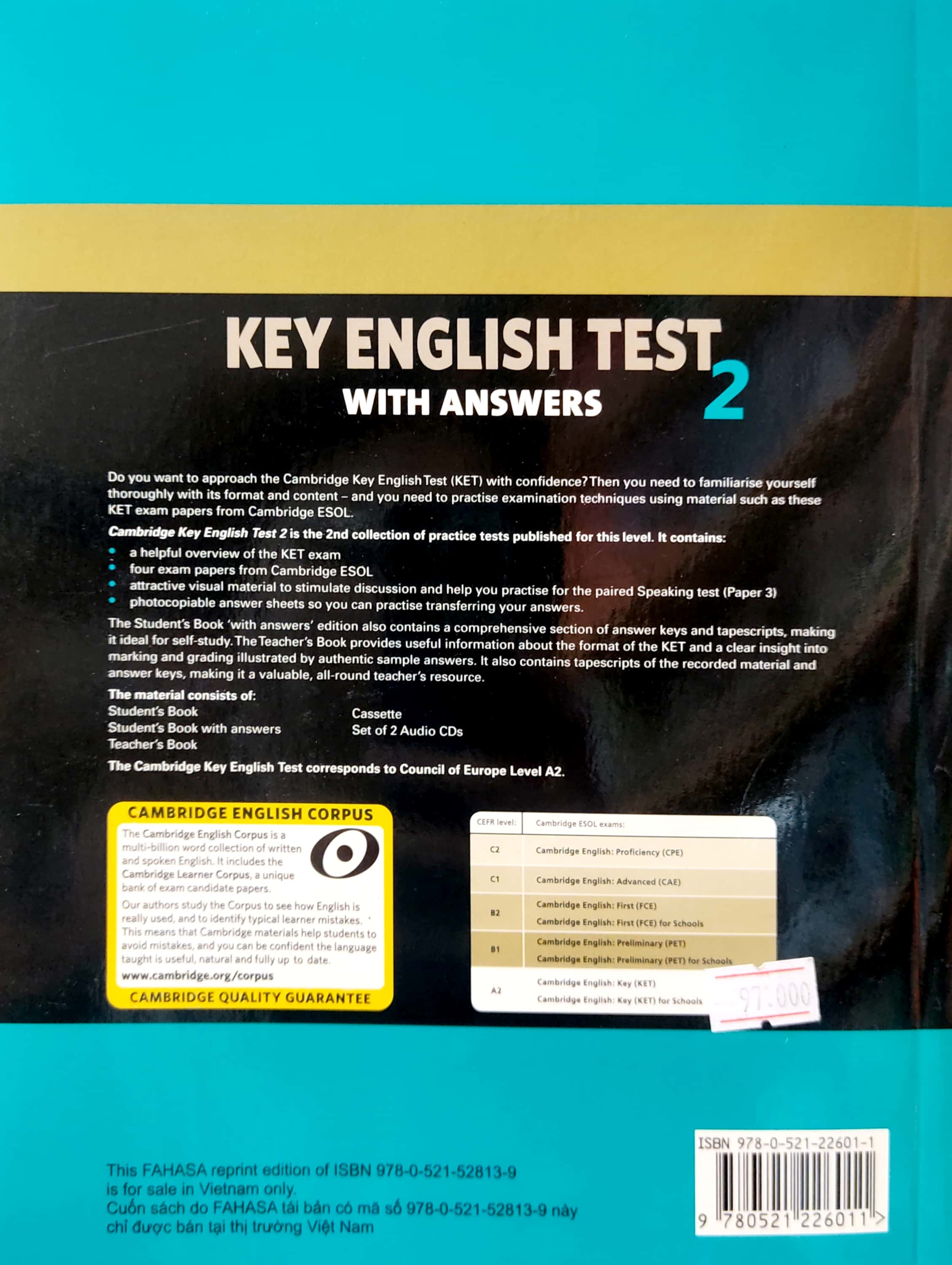 Cam Key English Test 2 with Answers - VN Edition - FAHASA.COM