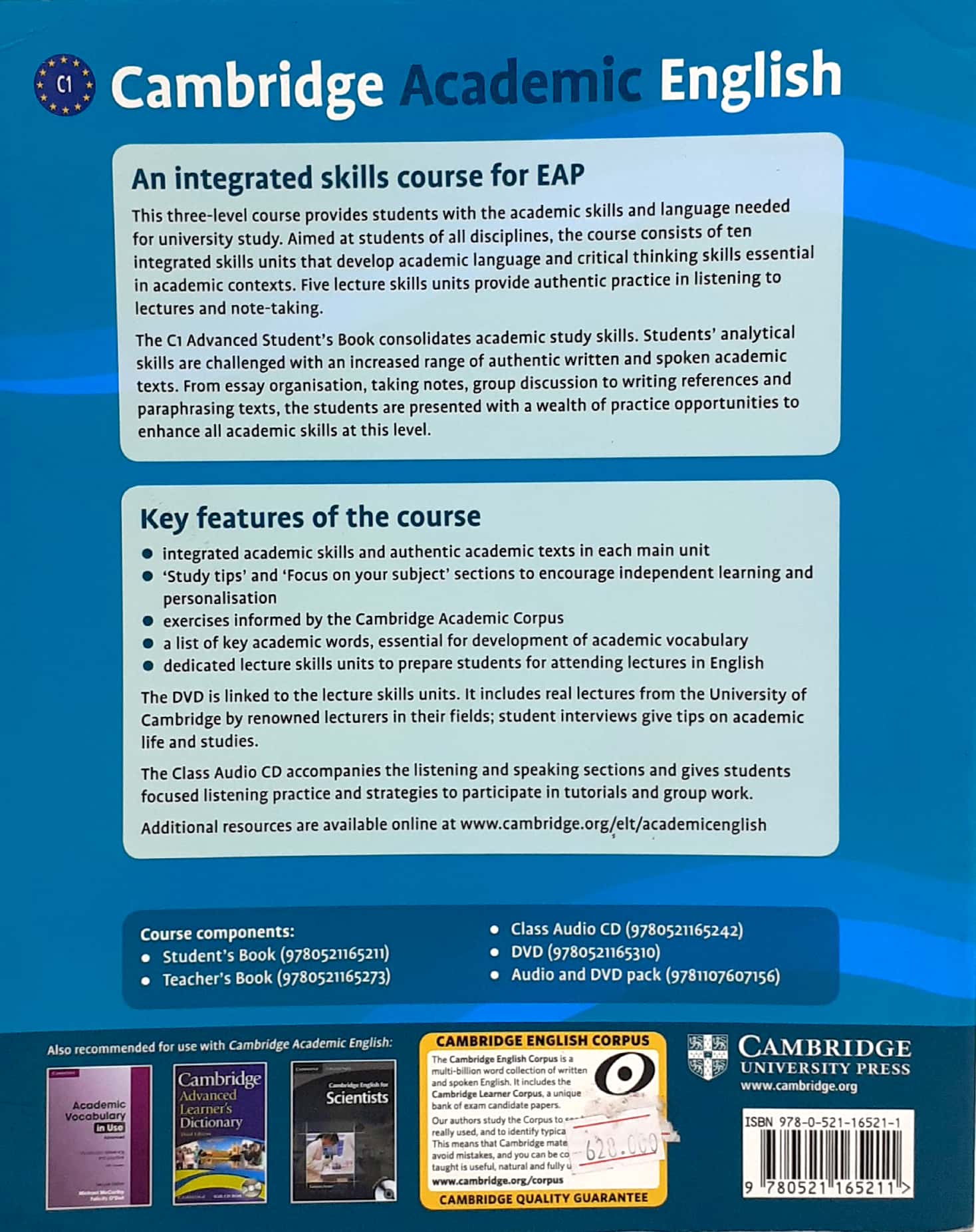 Cambridge Academic English C1 Advanced Student's Book: An Integrated ...