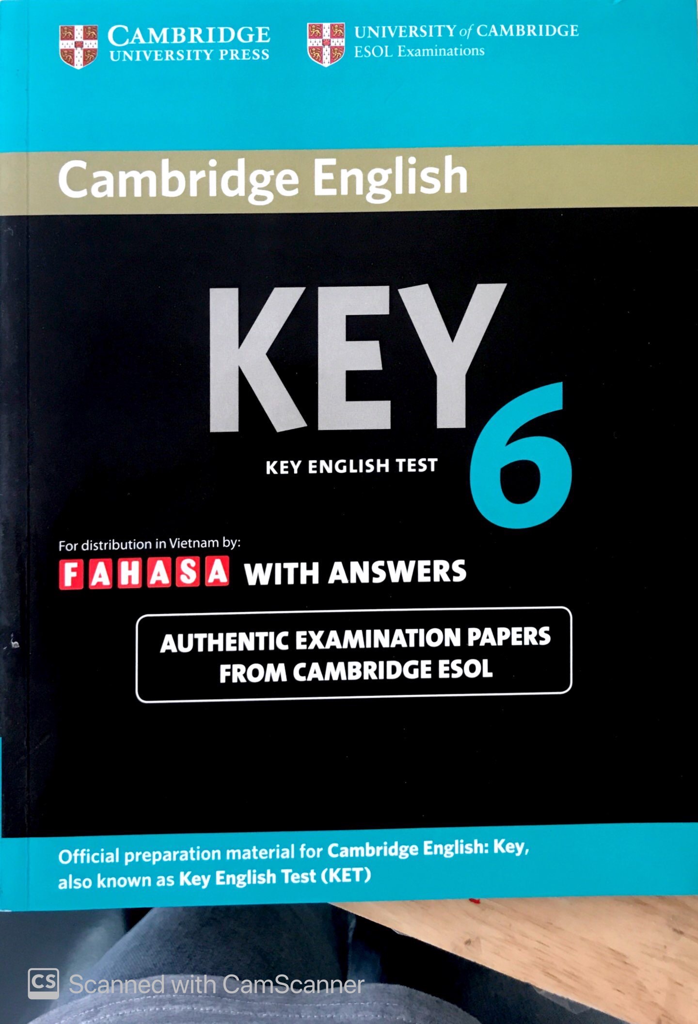 Cambridge English KEY - Key English Test 6 with Answers (FAHASA reprint ...