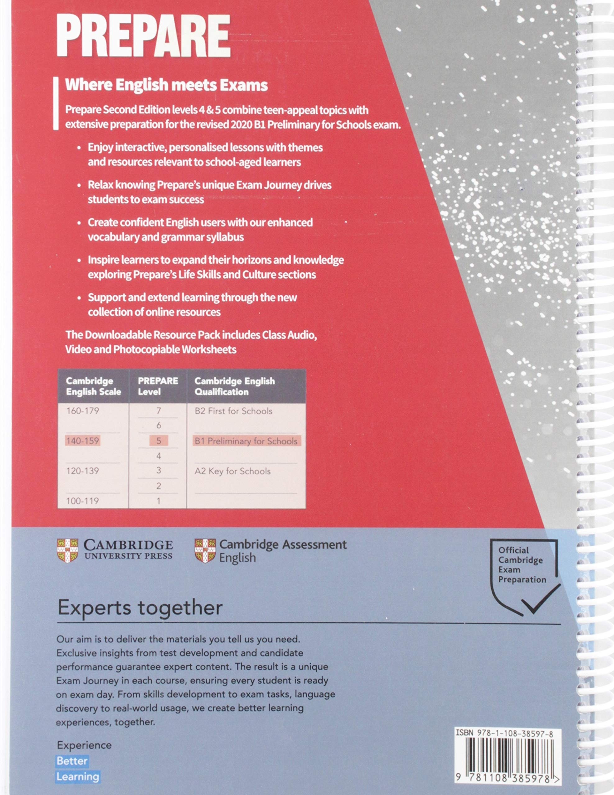 Cambridge English Prepare! Level 5 Teacher's Book With Downloadable ...