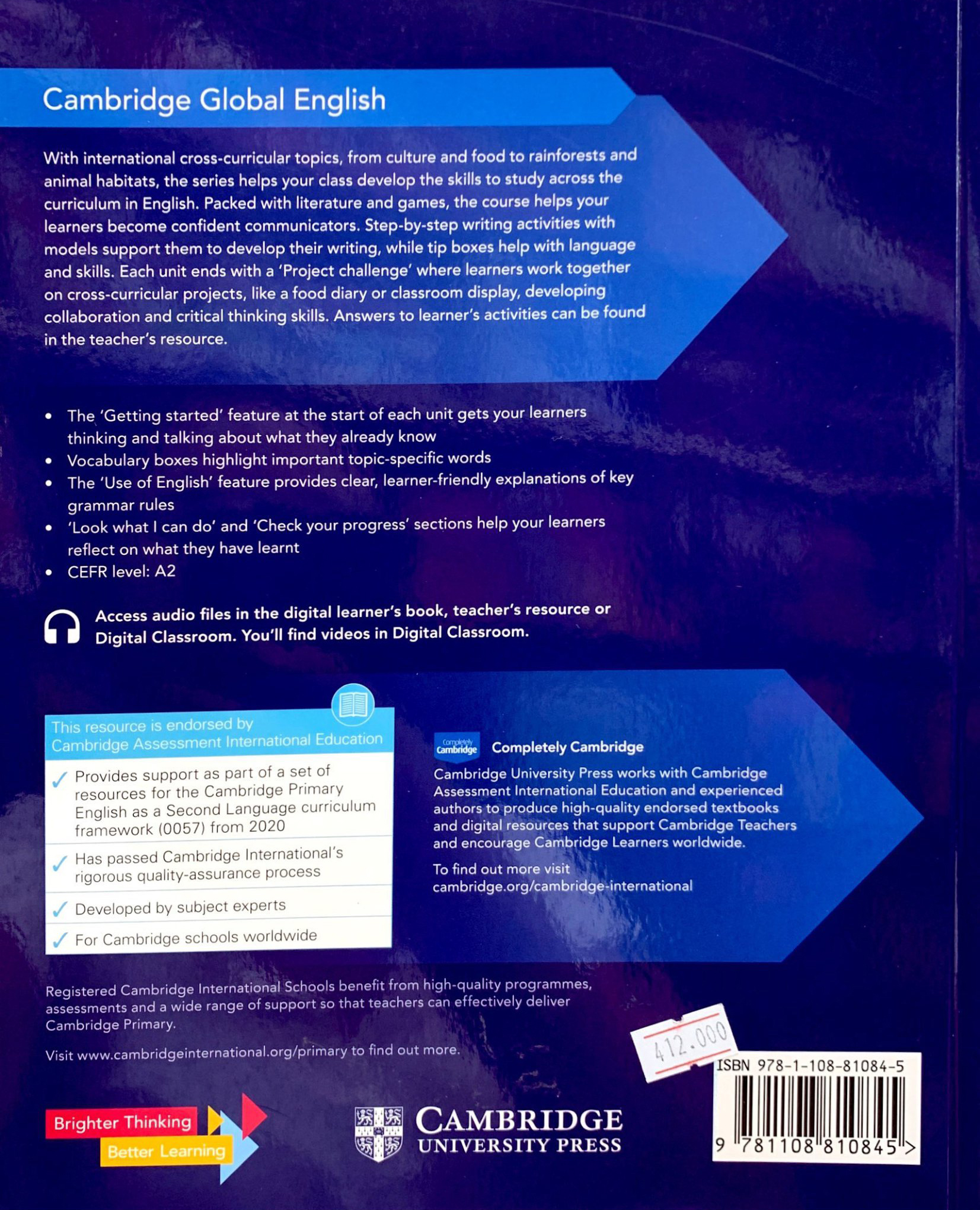 Cambridge Global English Learner's Book 5 With Digital Access (1 Year) - FAHASA.COM